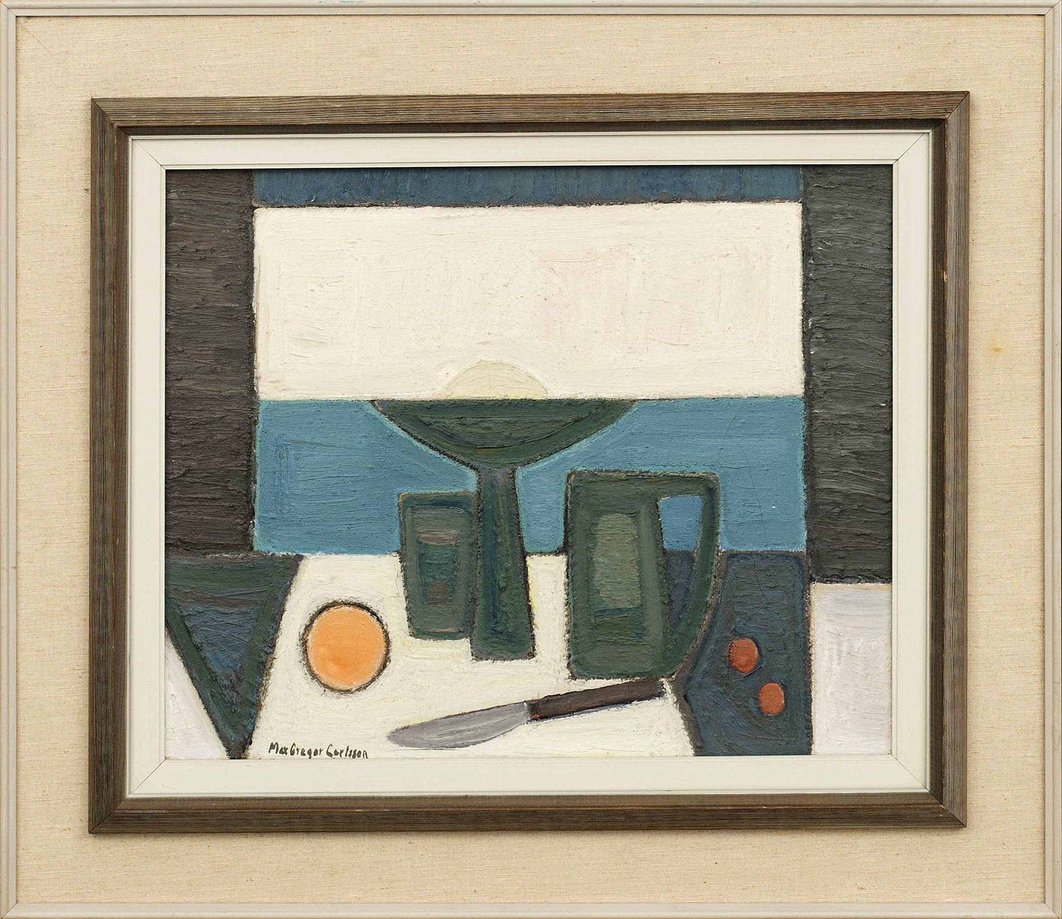 MAX GREGOR CARLSSON, oil on canvas, signed. - Bukowskis