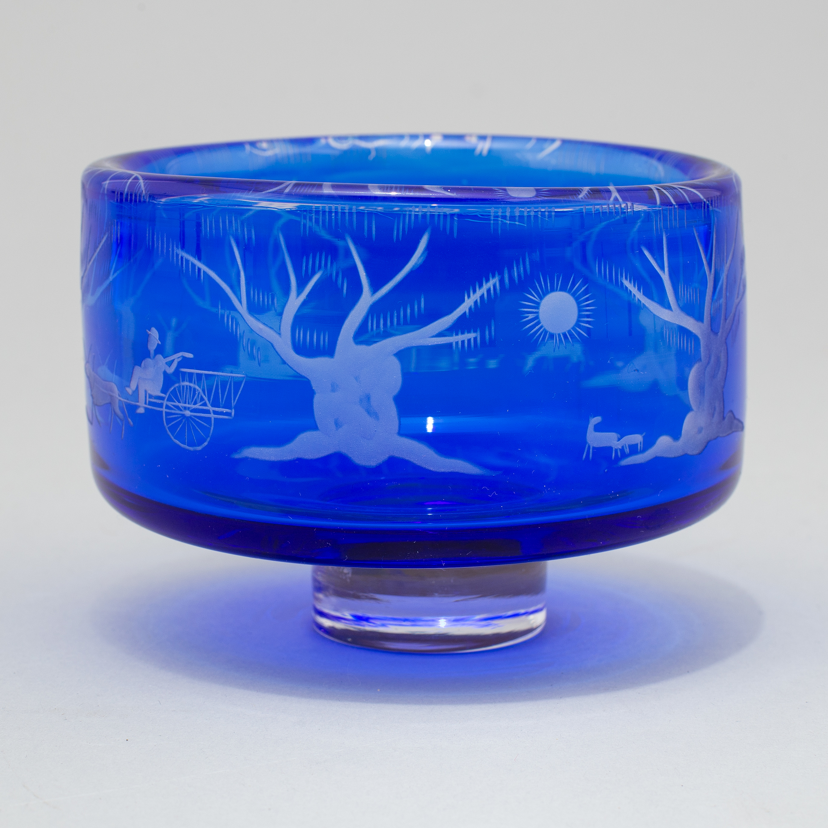 GUNNAR CYRÉN, skål, glas, Orrefors Expo. - Bukowskis