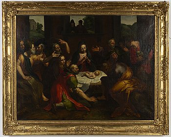 LEANDRO BASSANO, follower of, oil on canvas. - Bukowskis