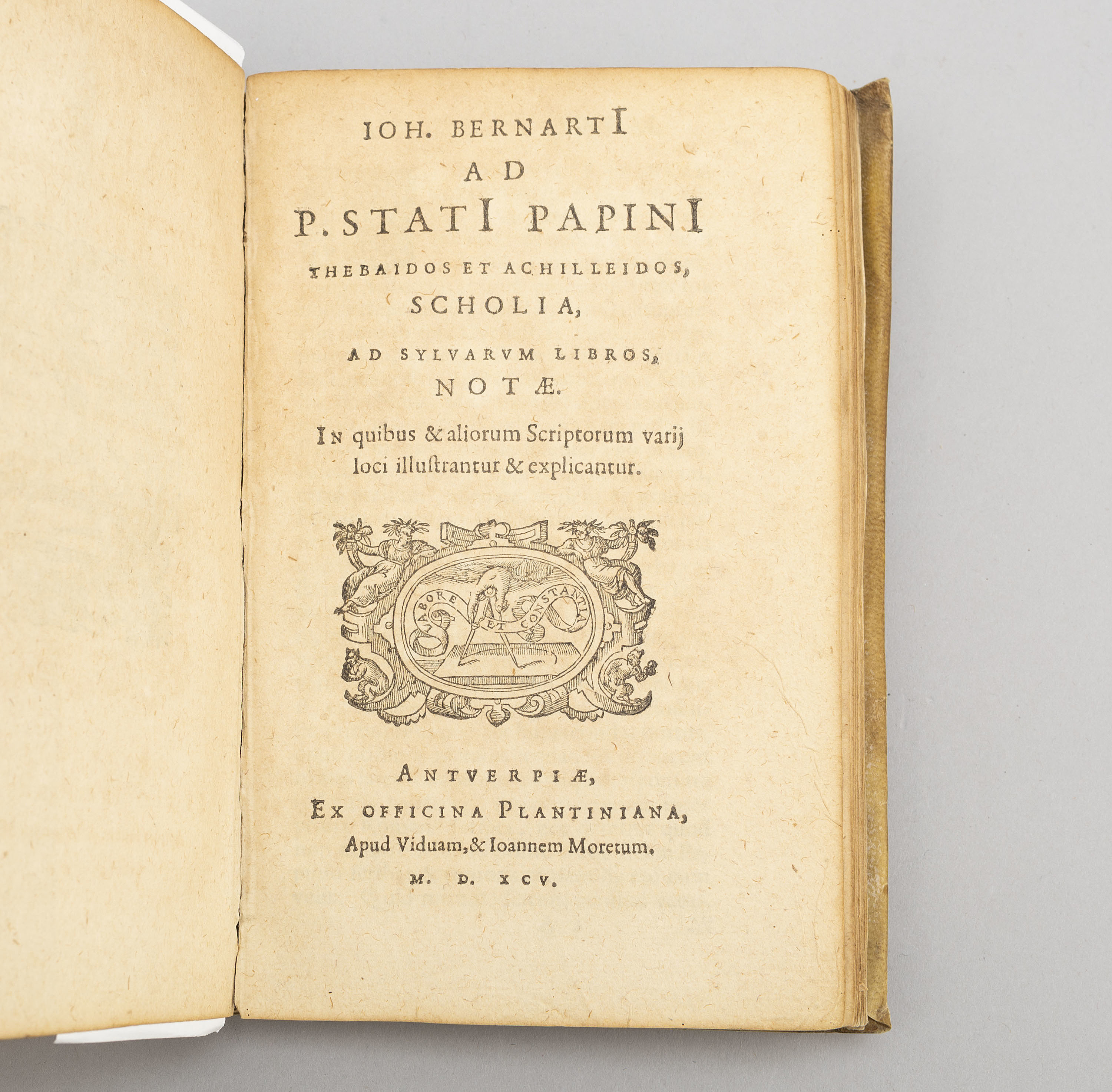 BOK, The Works of Statius, 1595. - Bukowskis