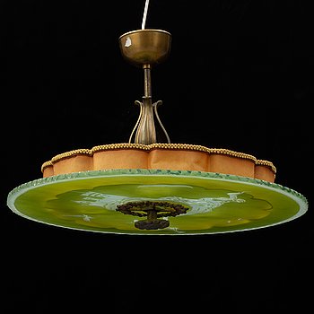 A 1920s ceiling light. - Bukowskis