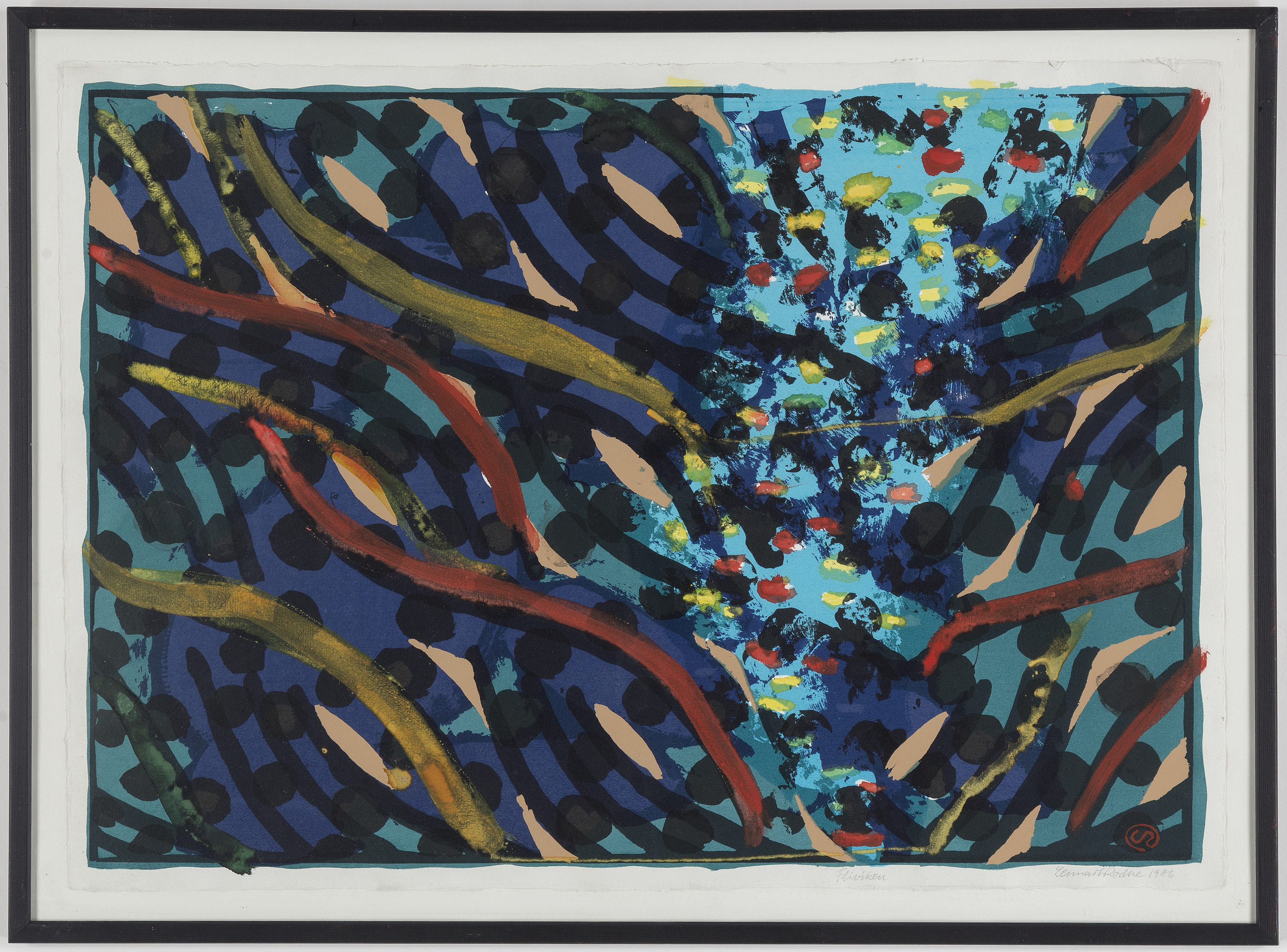 LENNART RODHE, mixed media, signed. - Bukowskis