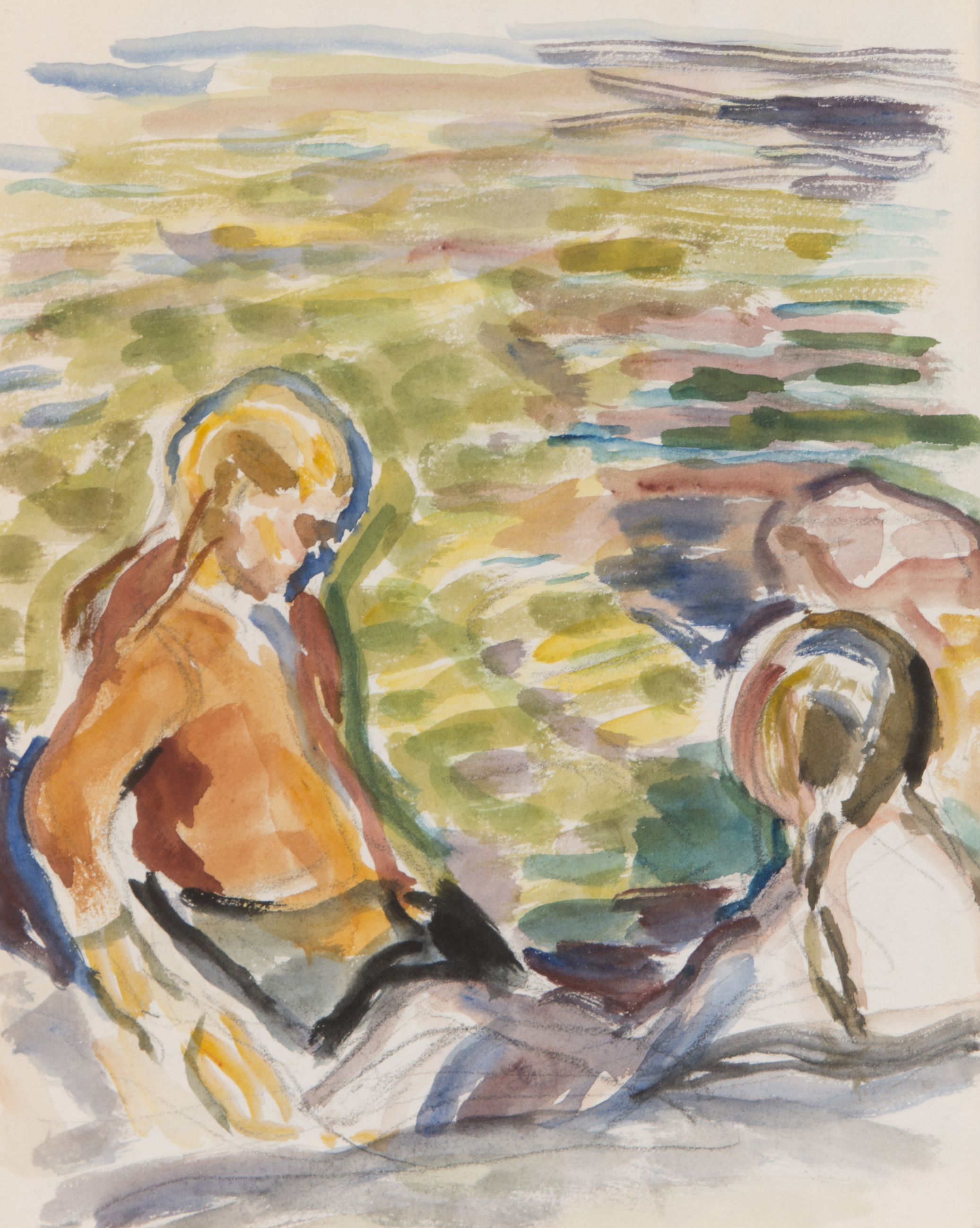 MAGNUS ENCKELL, a watercolour sketch, unsigned. - Bukowskis