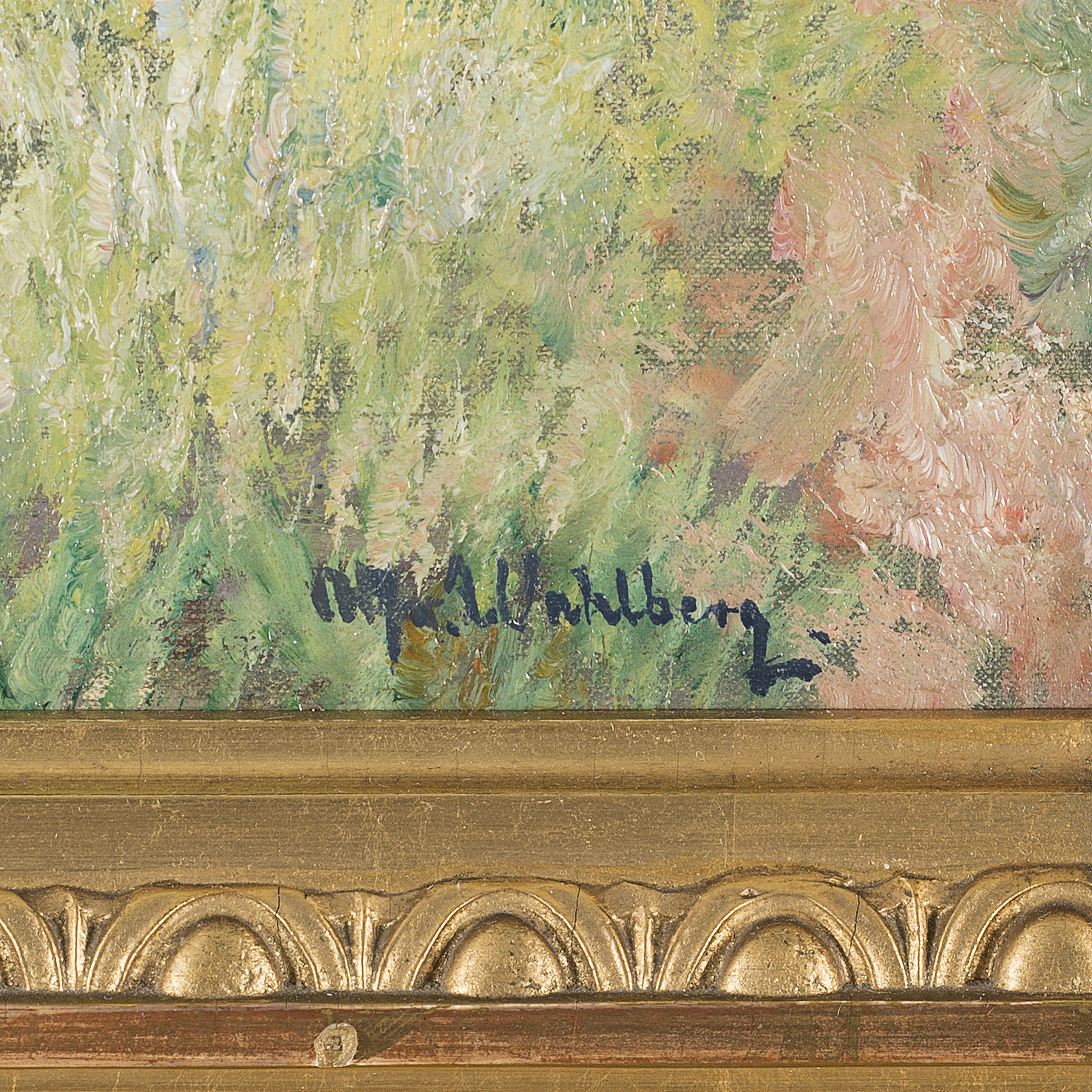 ALFRED WAHLBERG, oil on canvas. - Bukowskis