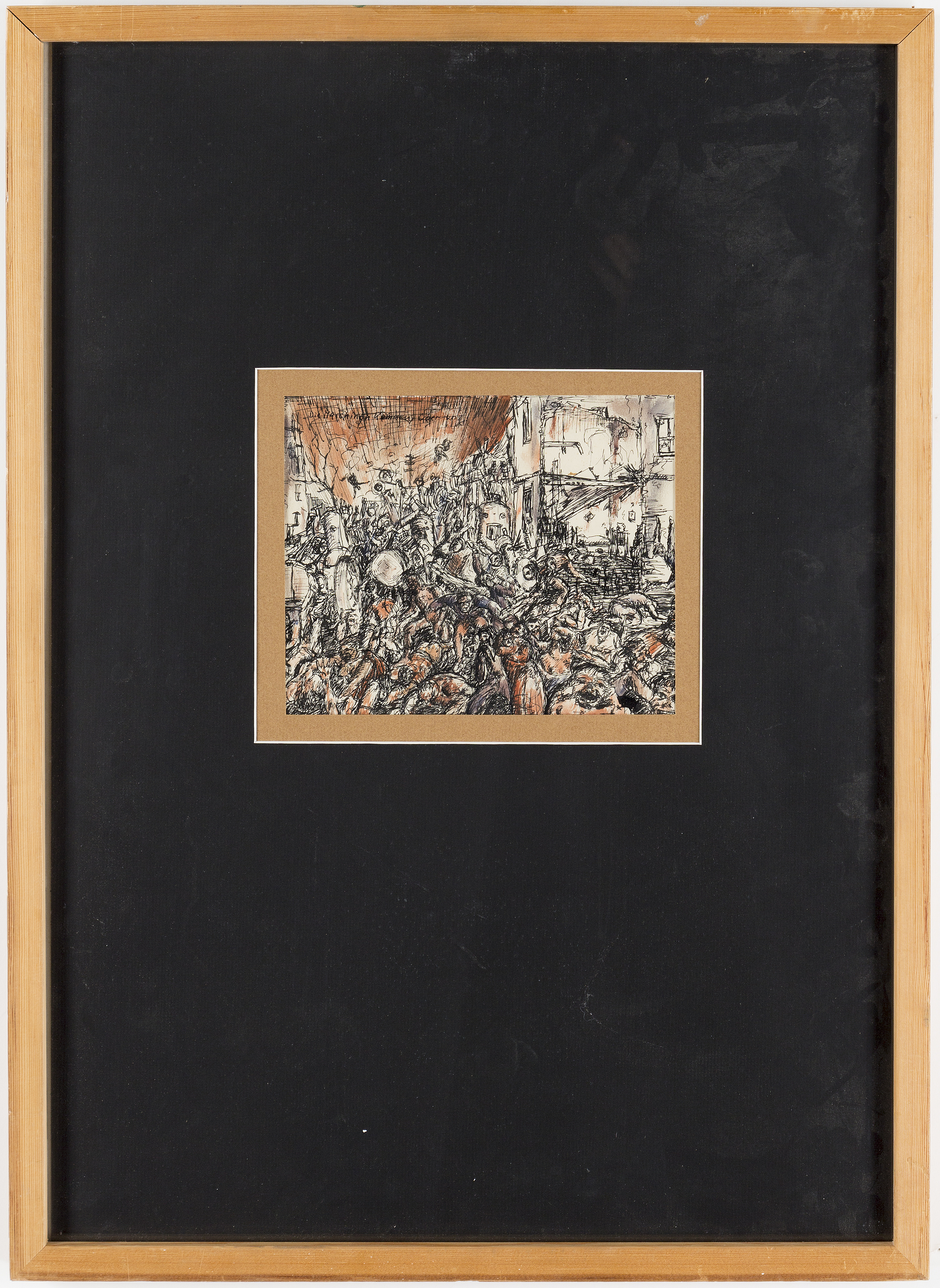 PETER WEISS, mixed media on paper. - Bukowskis