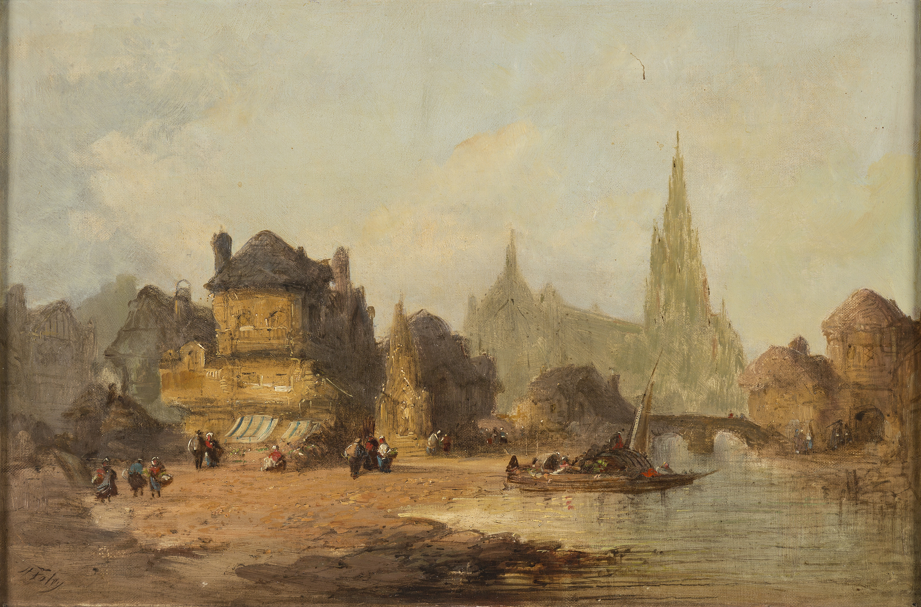 HENRY FOLEY, oil on canvas, signed. - Bukowskis