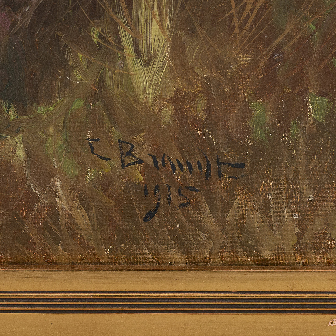 CARL BRANDT, oil on canvas, signed and dated 1915. - Bukowskis