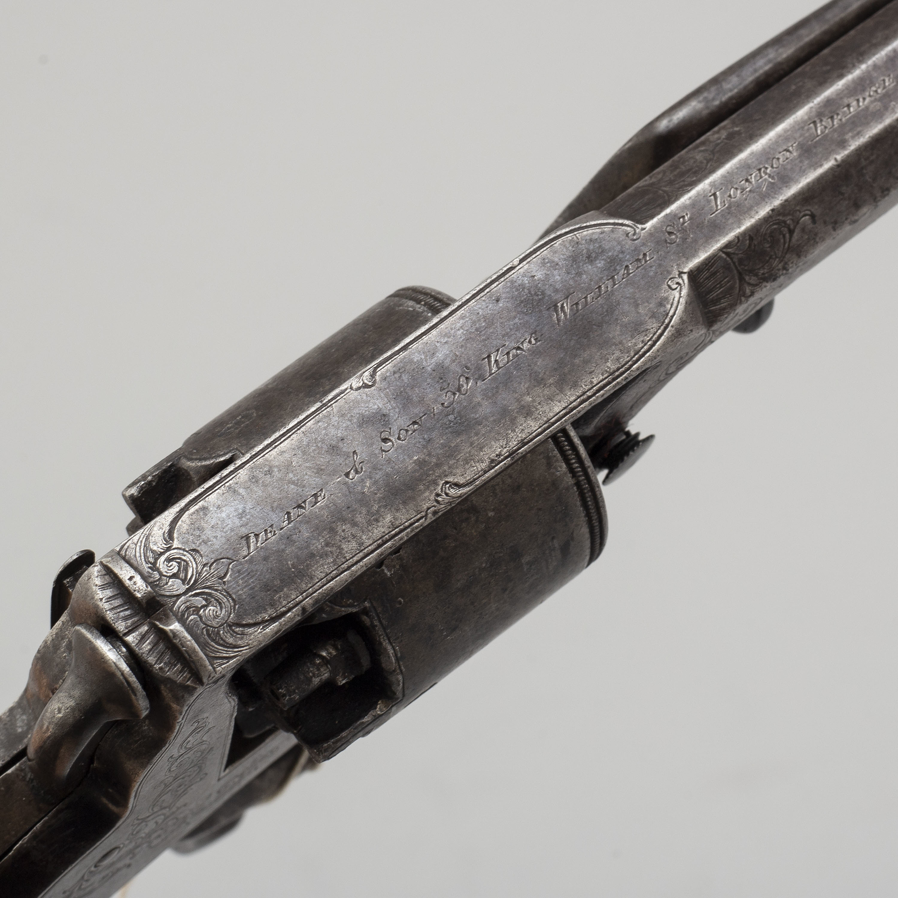 SLAGLÅSREVOLVER, brittisk, Tranter first model patent av Deane & Son ...