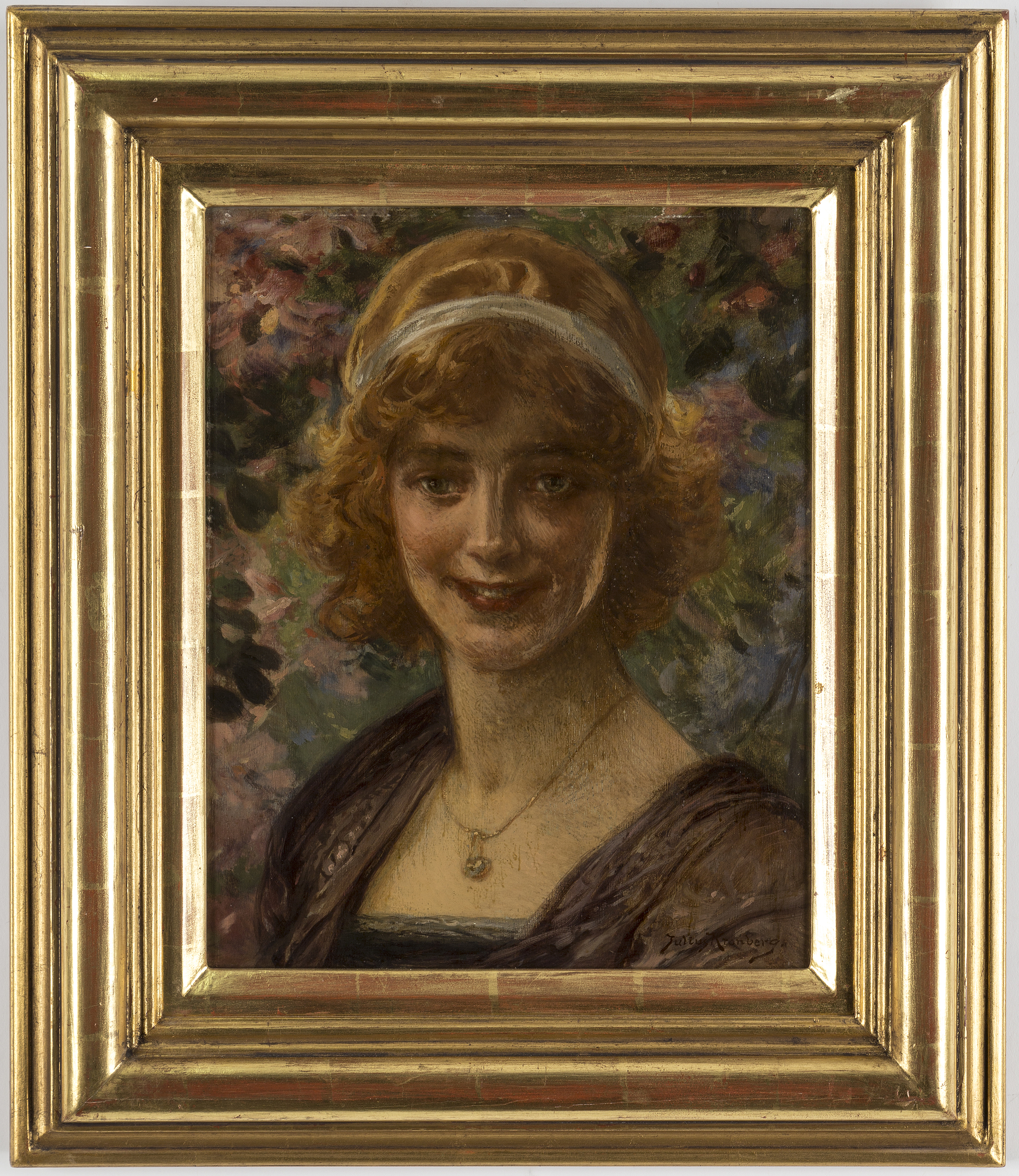 JULIUS KRONBERG, oil on panel, signed. - Bukowskis