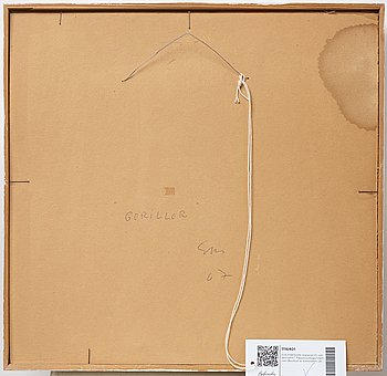 ELIS ERIKSSON, Signerad EE och daterad 67. Papperscollage/relief i ram ...