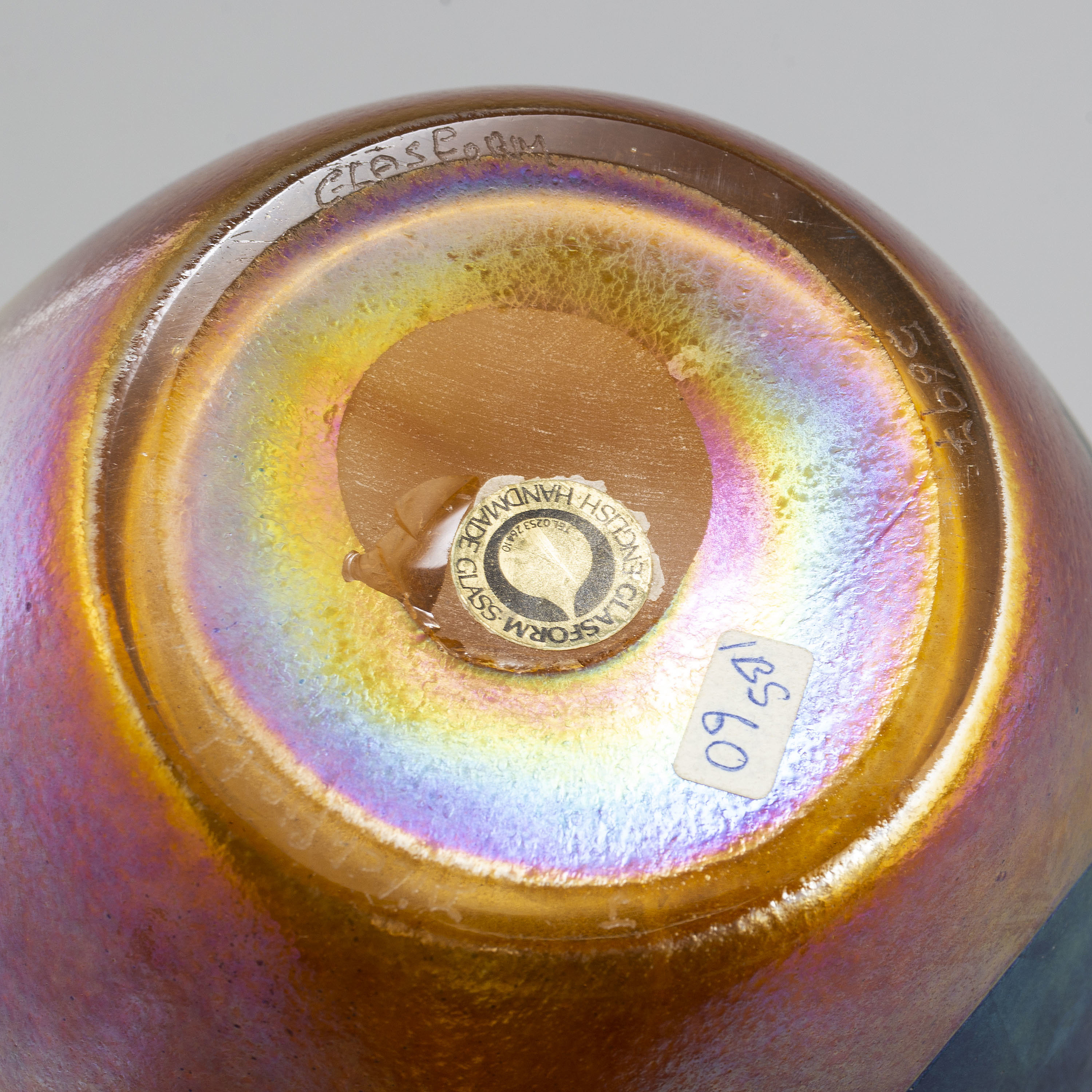 A John Ditchfield glass vase. Second half of the 20th century. - Bukowskis