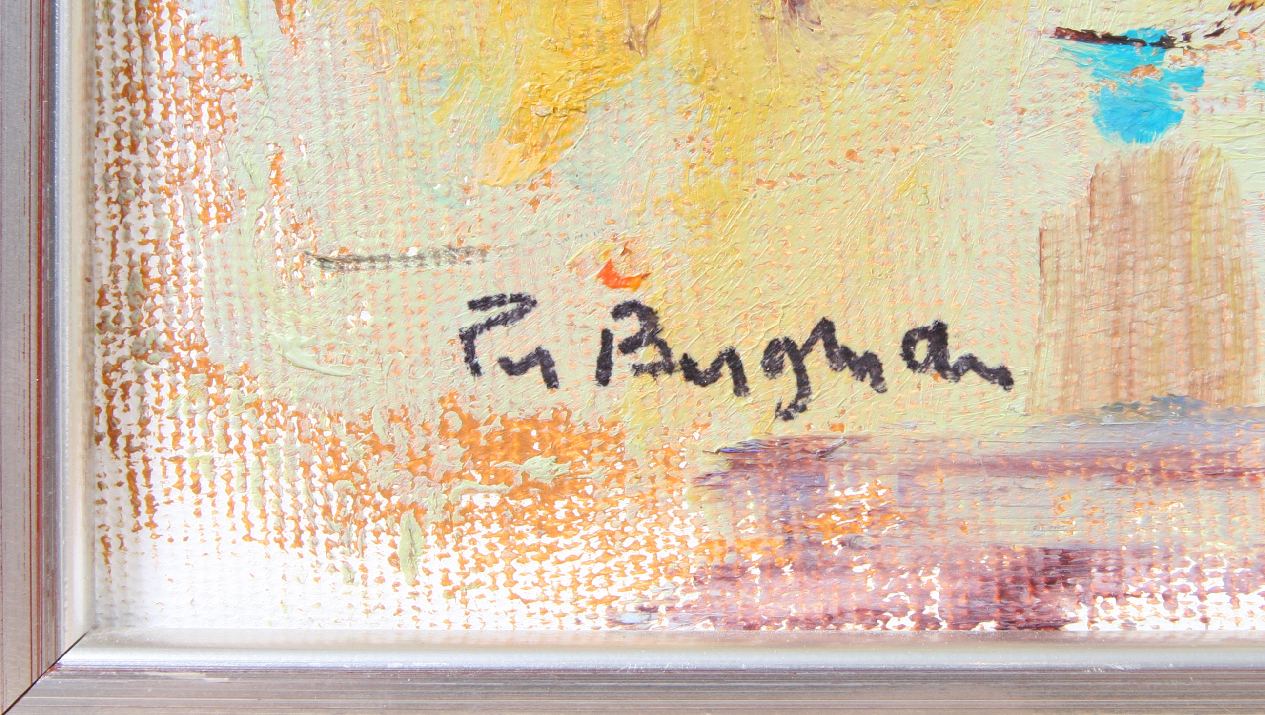 PER BERGMAN, olja på pannå, sign. - Bukowskis