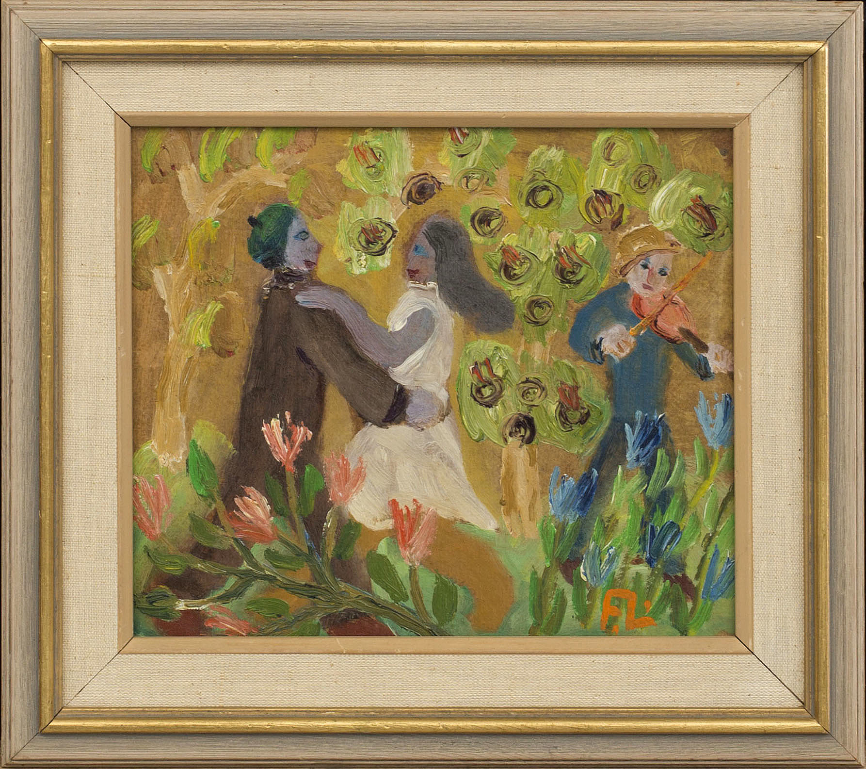 FRANS LARSSON, oil on panel signed. - Bukowskis