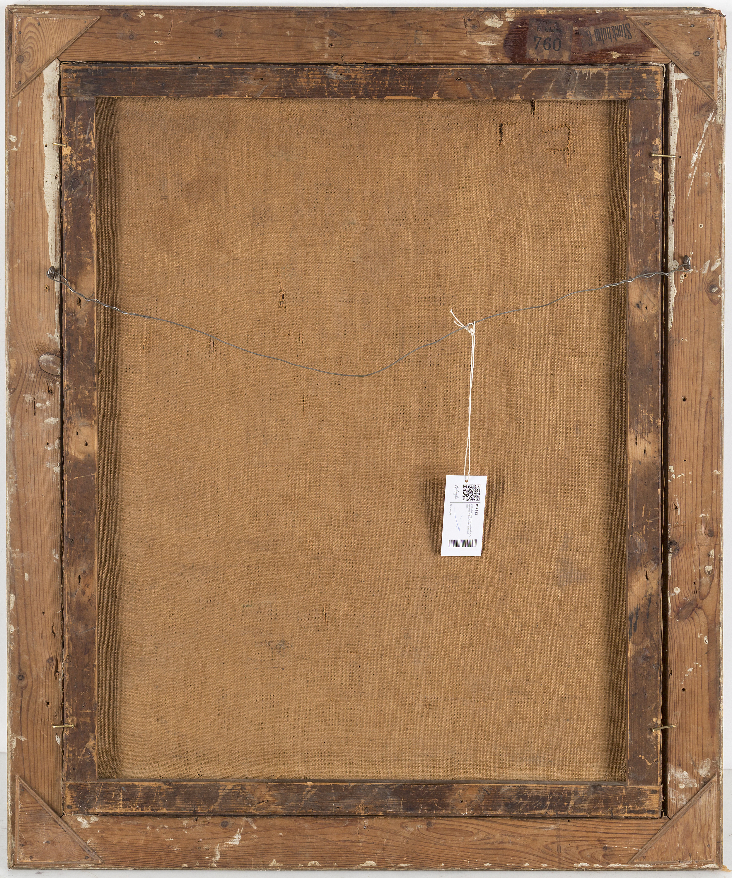 UNKNOWN ARTIST, 19th century, oil on canvas, signed Klein and dated ...