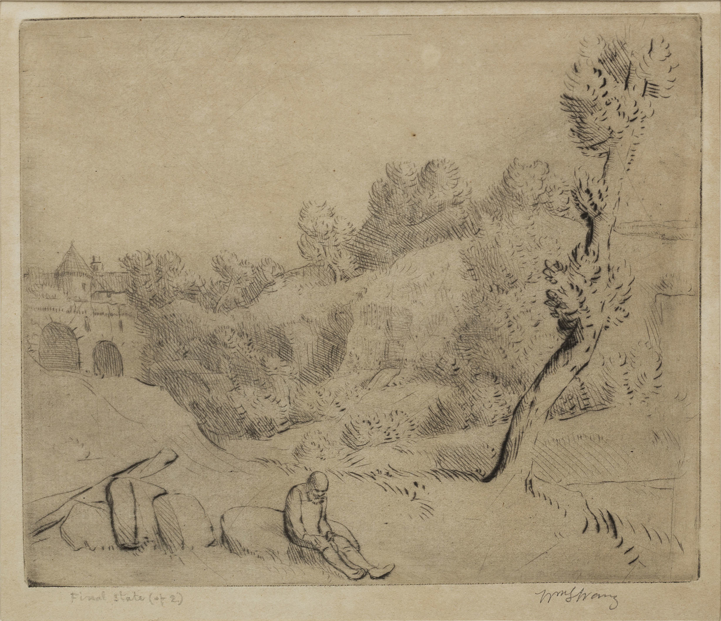 WILLIAM STRANG, etching, signed. - Bukowskis