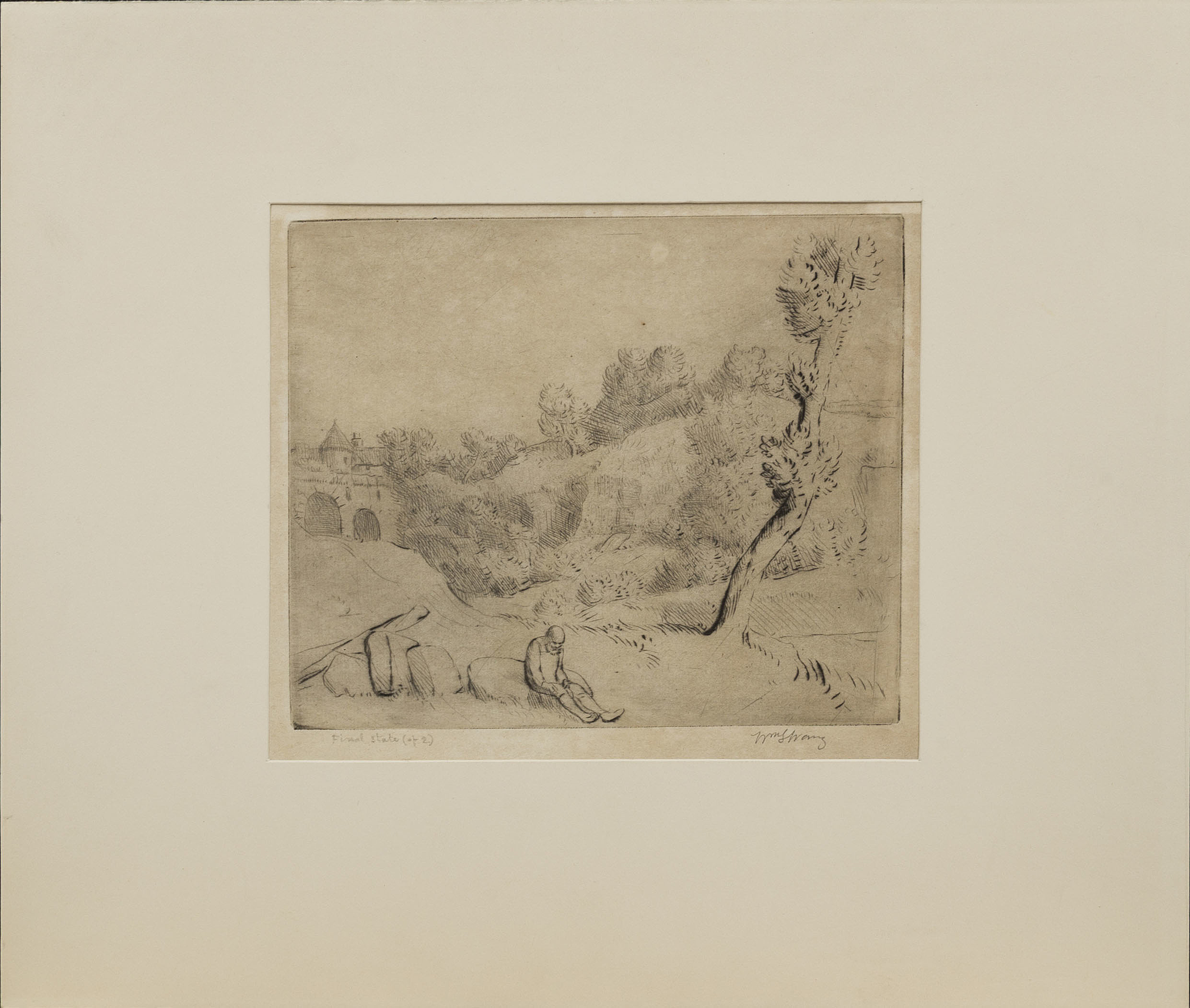 WILLIAM STRANG, etching, signed. - Bukowskis