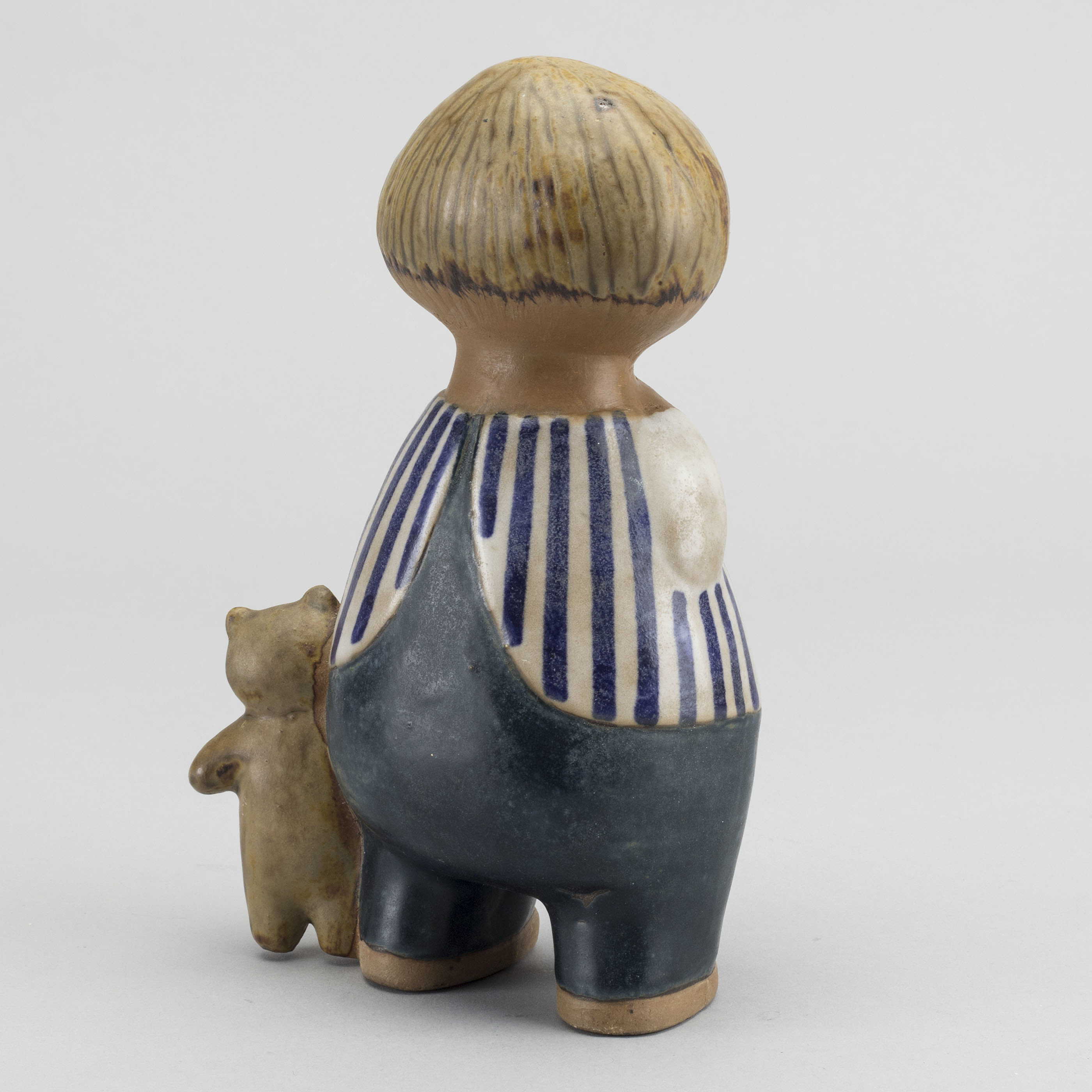 LISA LARSON - PELLE, figurin, stengods, Gustavsberg, ur serien "Larssons ungar", 1964-1980 ...