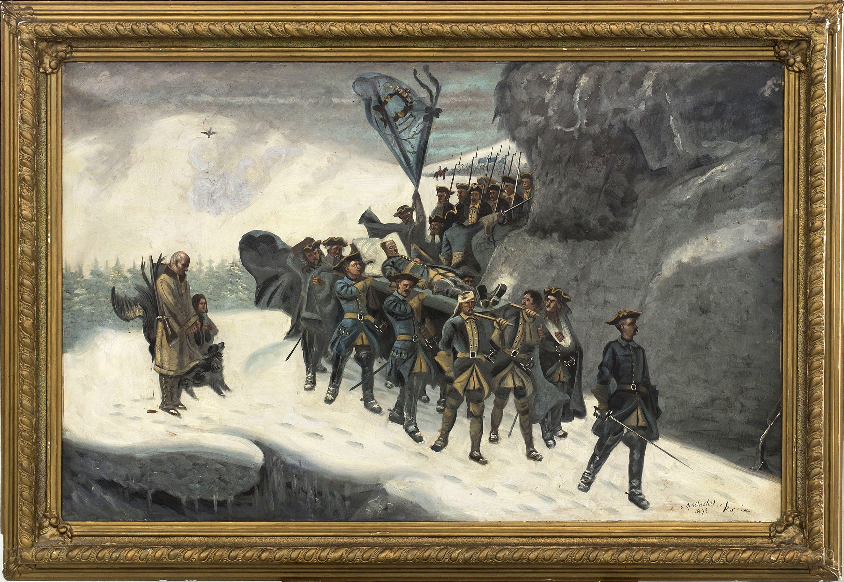 CARL GABRIEL WADELL, olja på duk signerad, - Bukowskis