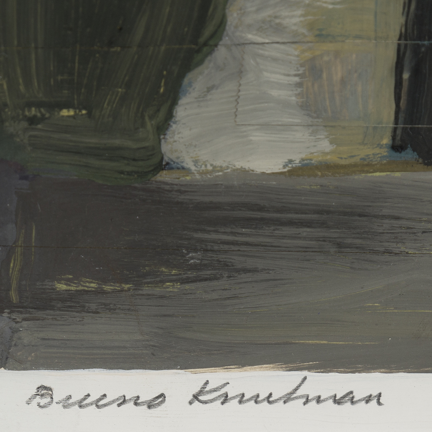 BRUNO KNUTMAN, mixed media, signed. - Bukowskis