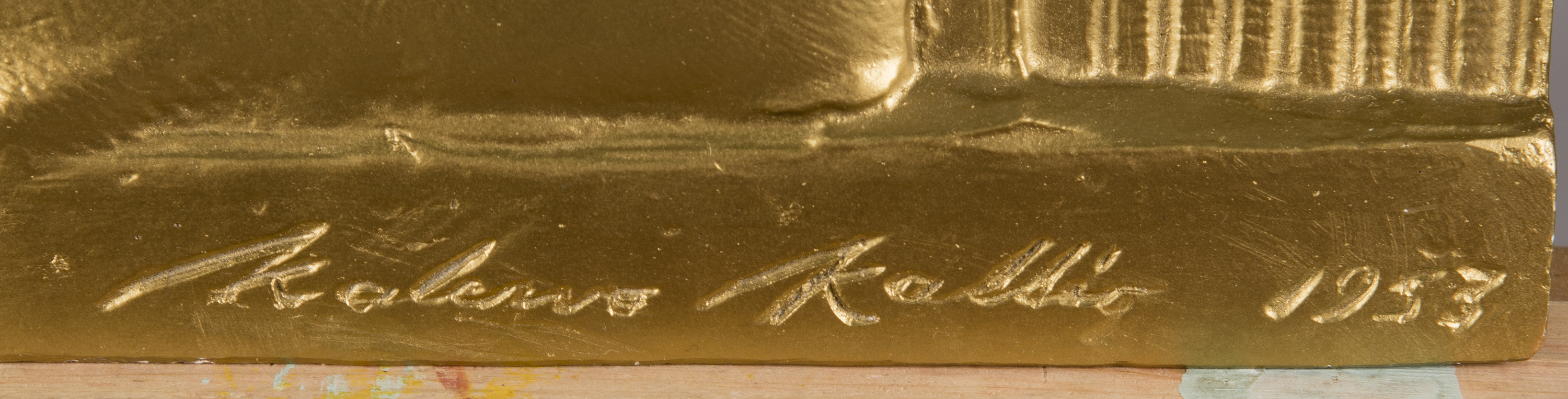 KALERVO KALLIO, relief, painted plaster, signed and dated -53. - Bukowskis