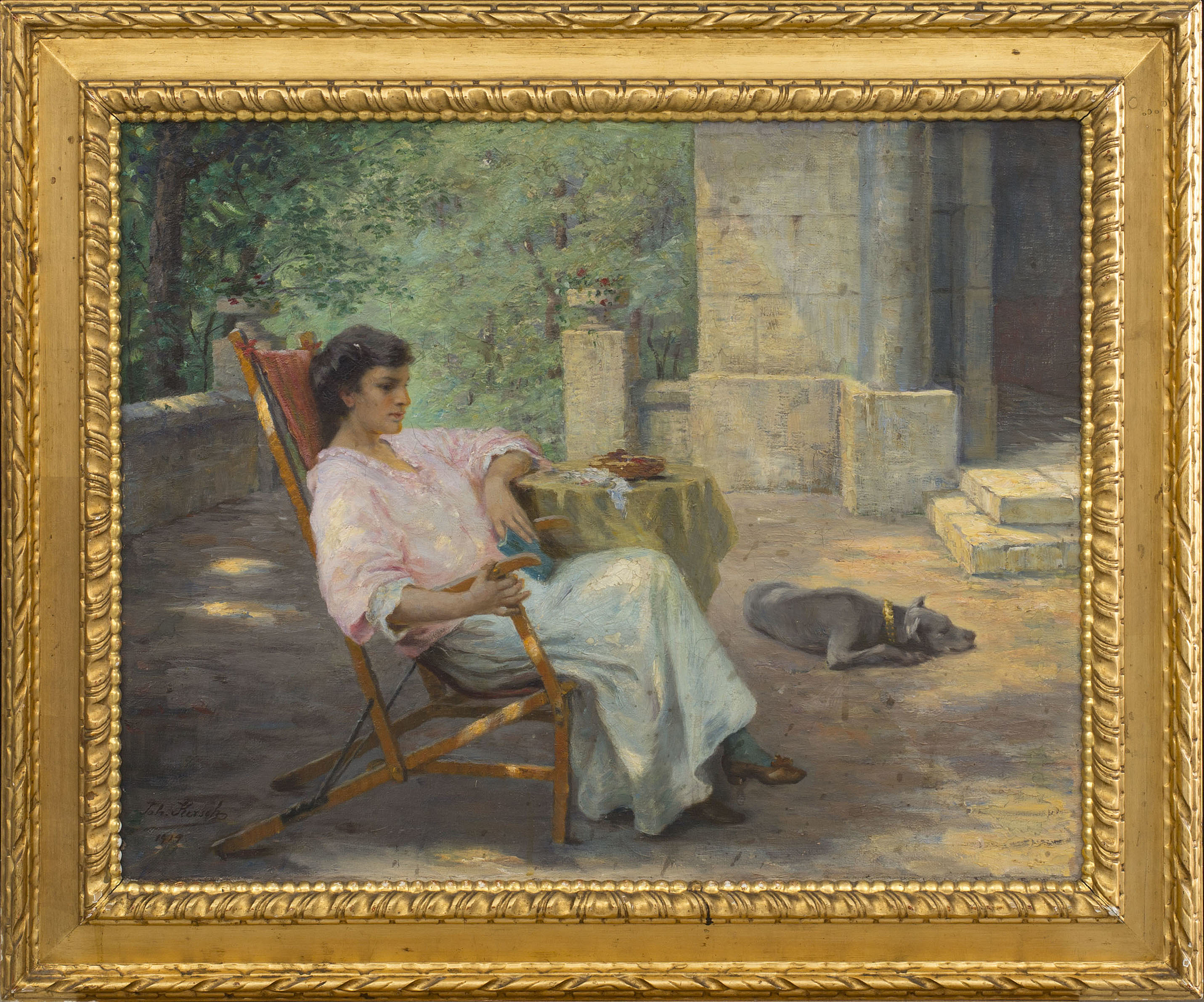 JOHANNA KIRSCH, oil on canvas, signed and dated 1919. - Bukowskis