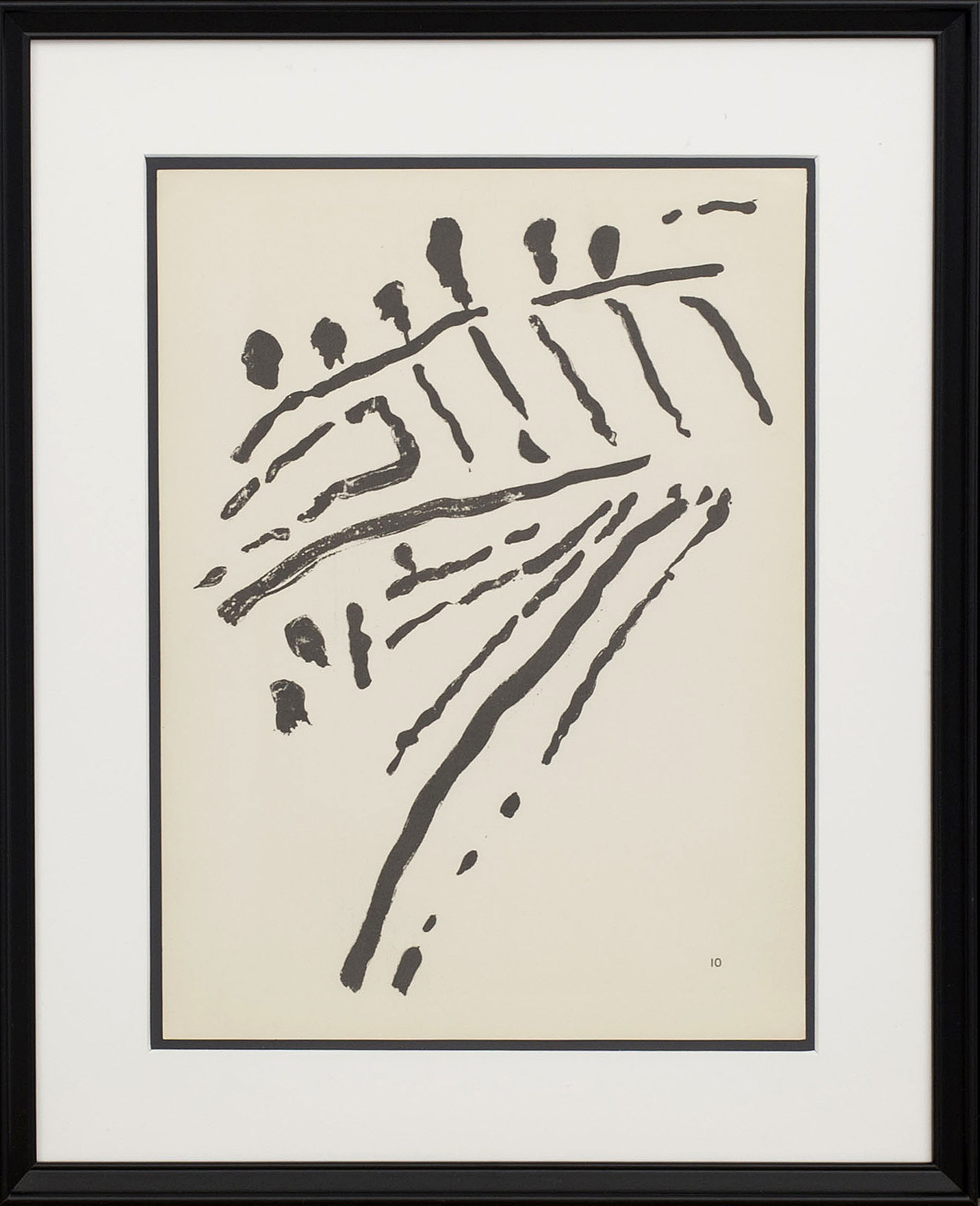 PIERRE TAL-COAT, lithographe, unsigned, from Derrière le Miroir nr 107 ...