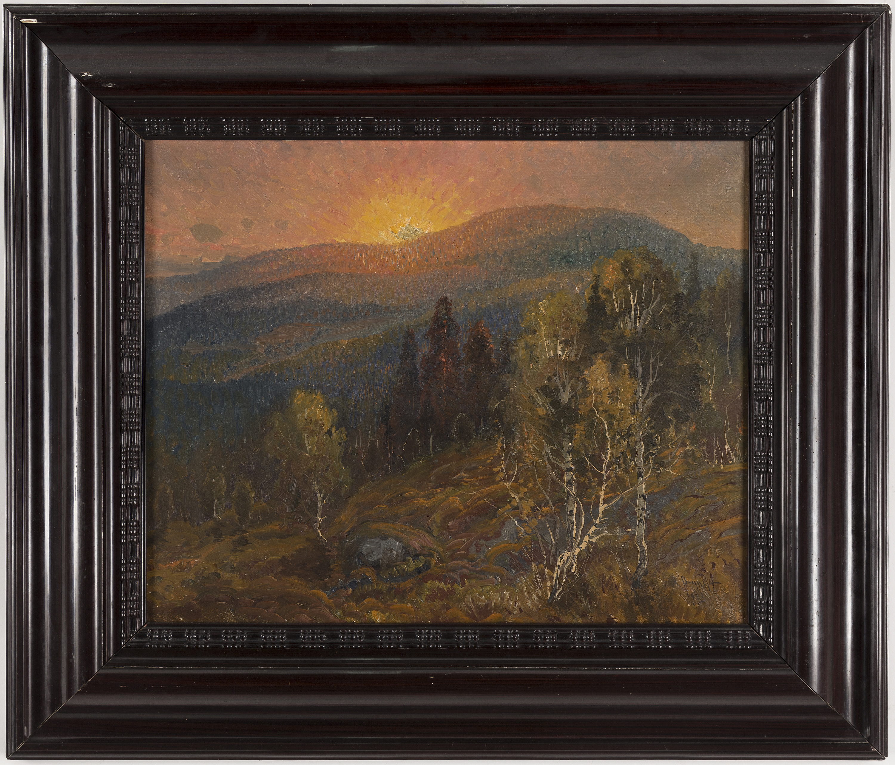 CARL BRANDT, oil on canvas, signed and dated 1913. - Bukowskis