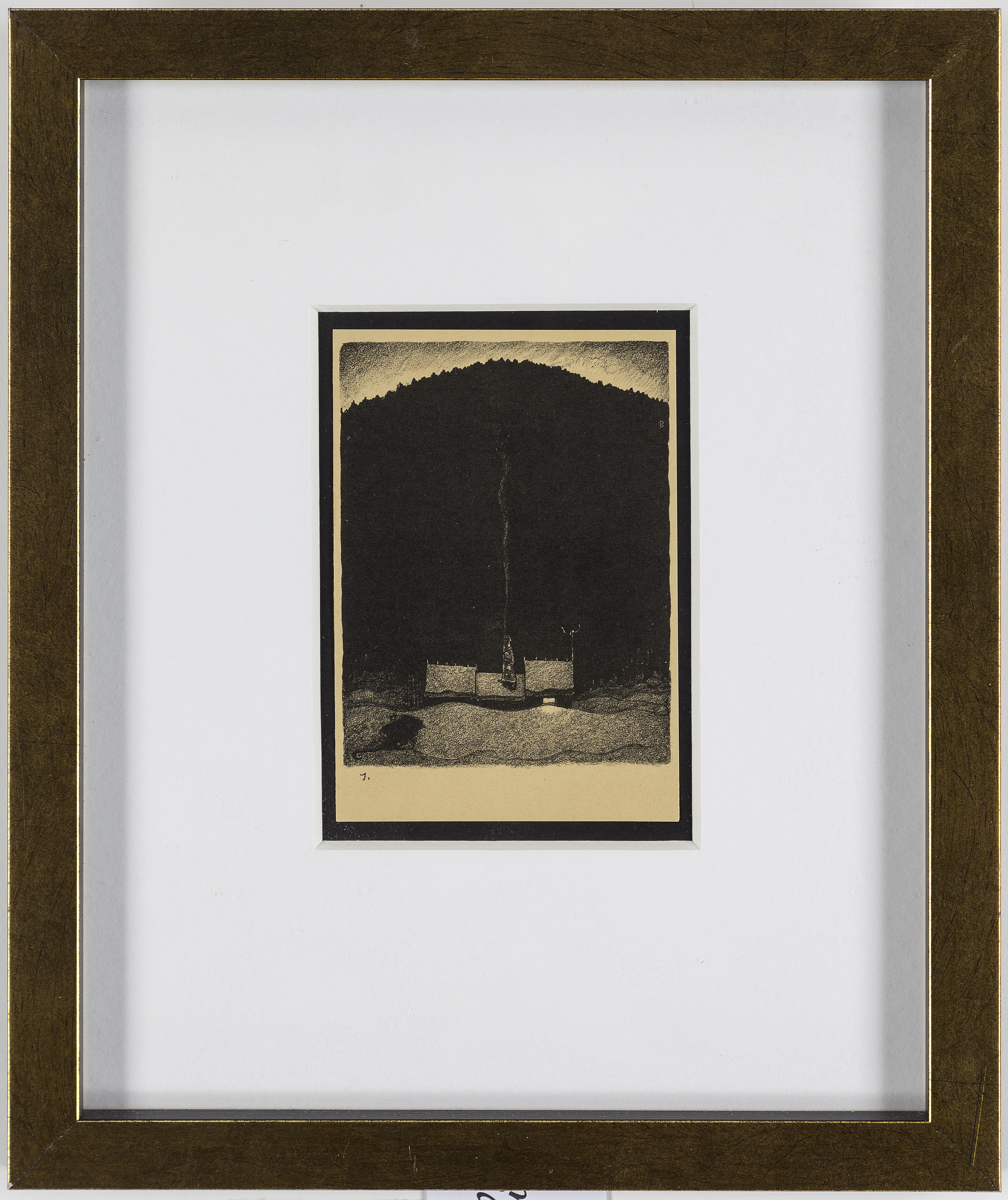 JOHN BAUER, lithograph, 1915. - Bukowskis