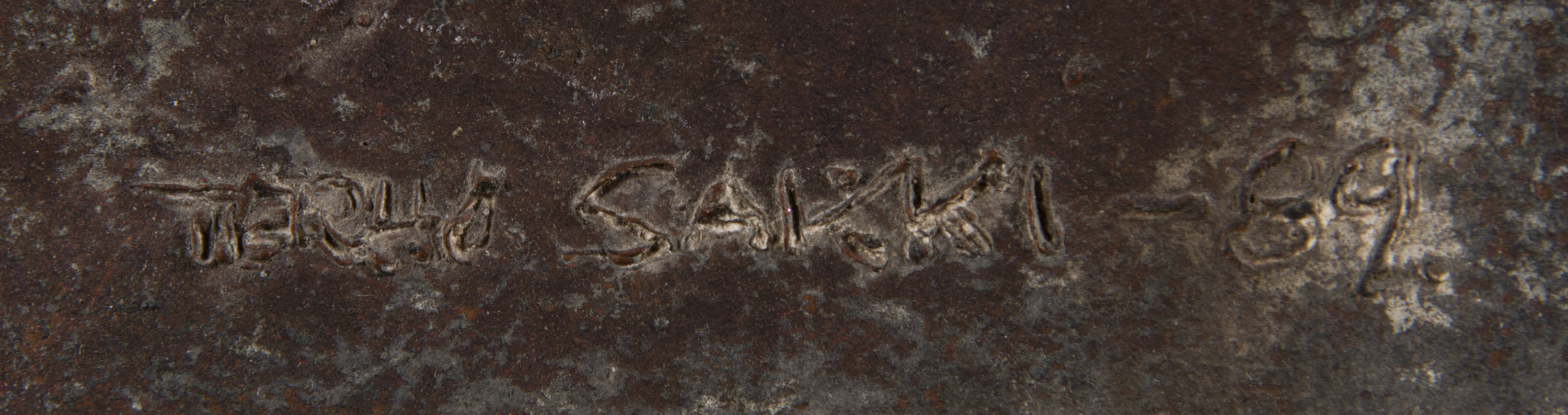 TERHO SAKKI, bronsrelief, signerad och daterad -89. - Bukowskis