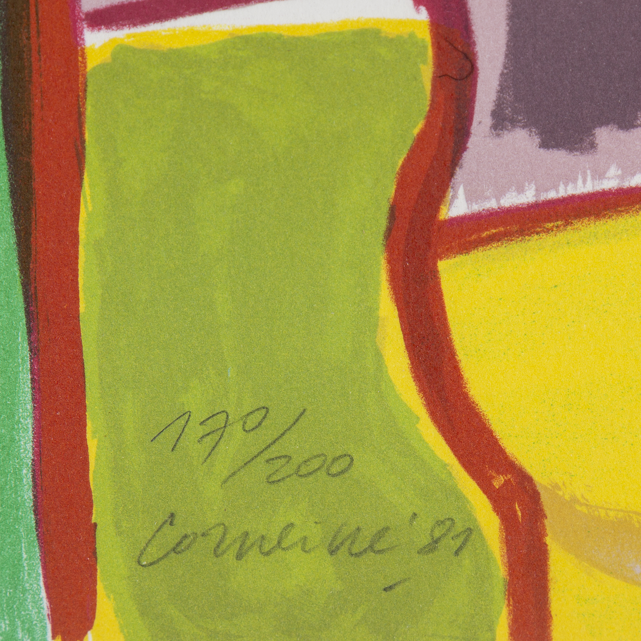 BEVERLOO CORNEILLE, lithograph in colours, signed and numbered 170/200 ...