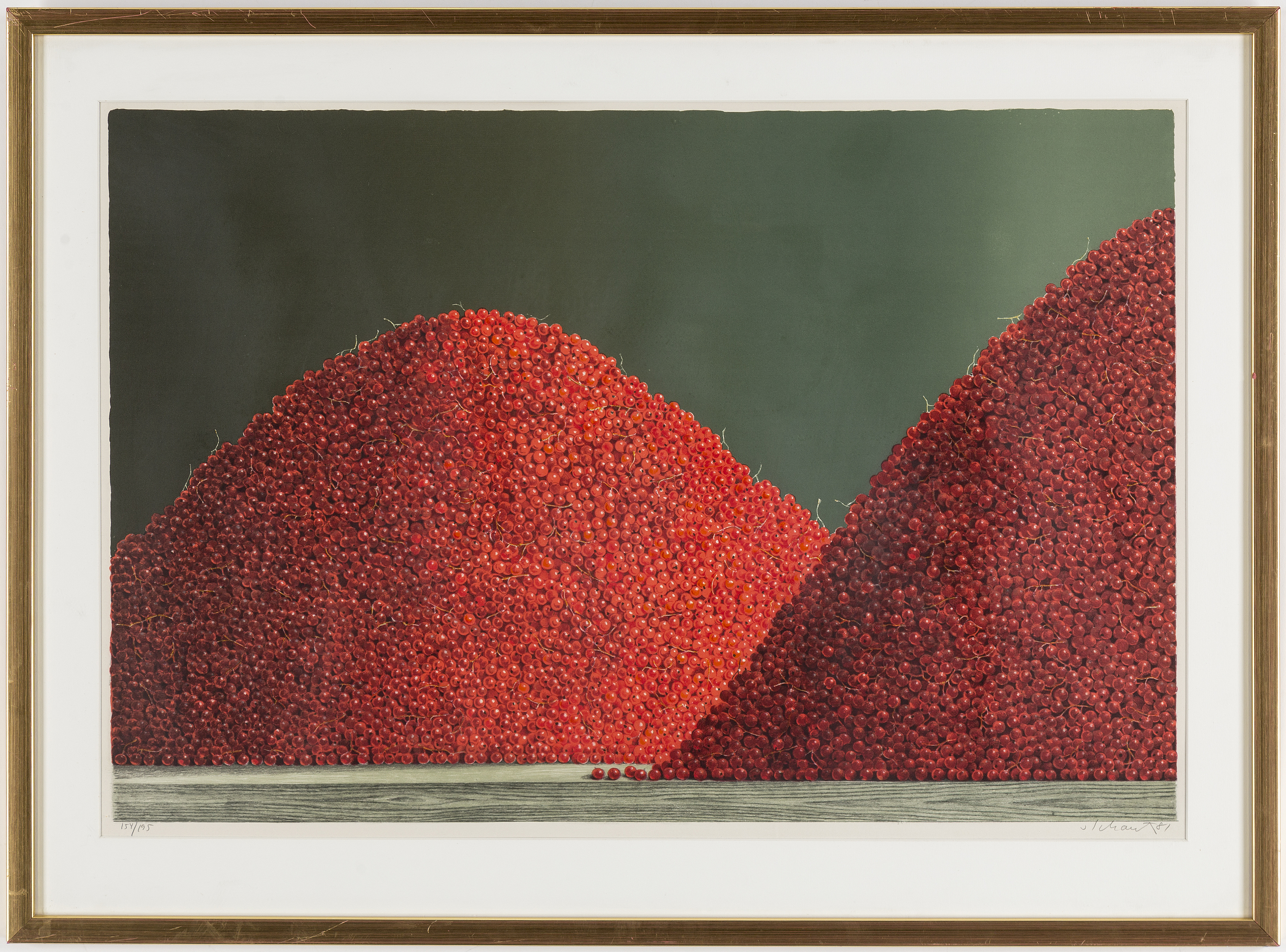 PHILIP VON SCHANTZ, lithograph in colours, signed and dated 81 ...