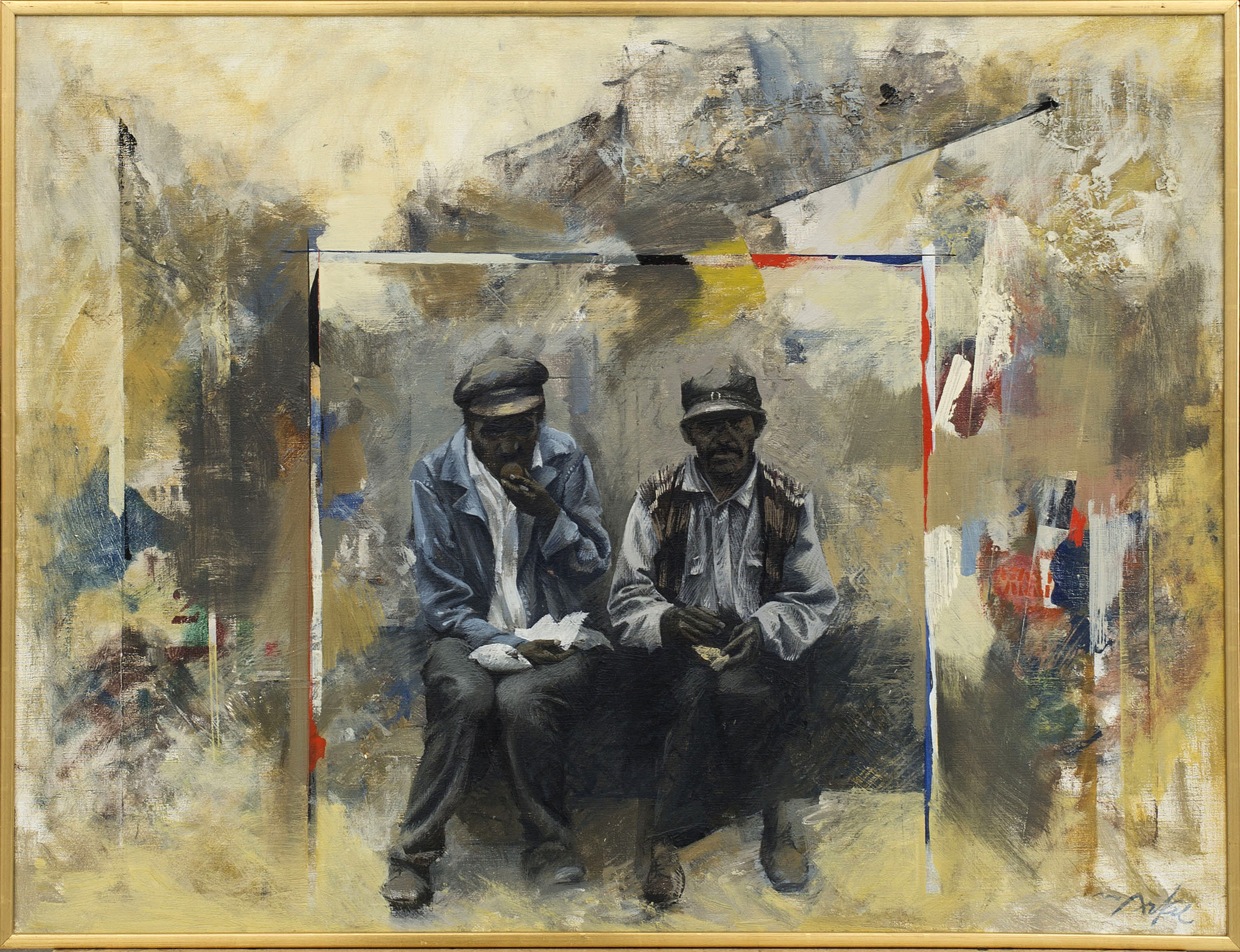 ADRIAN VAN ARKEL, oil on canvas, signed. - Bukowskis