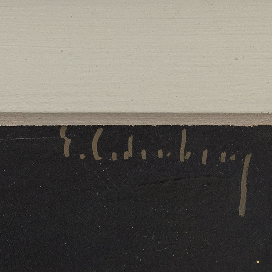 ERIC CEDERBERG, tempera på pannå, signerad. - Bukowskis