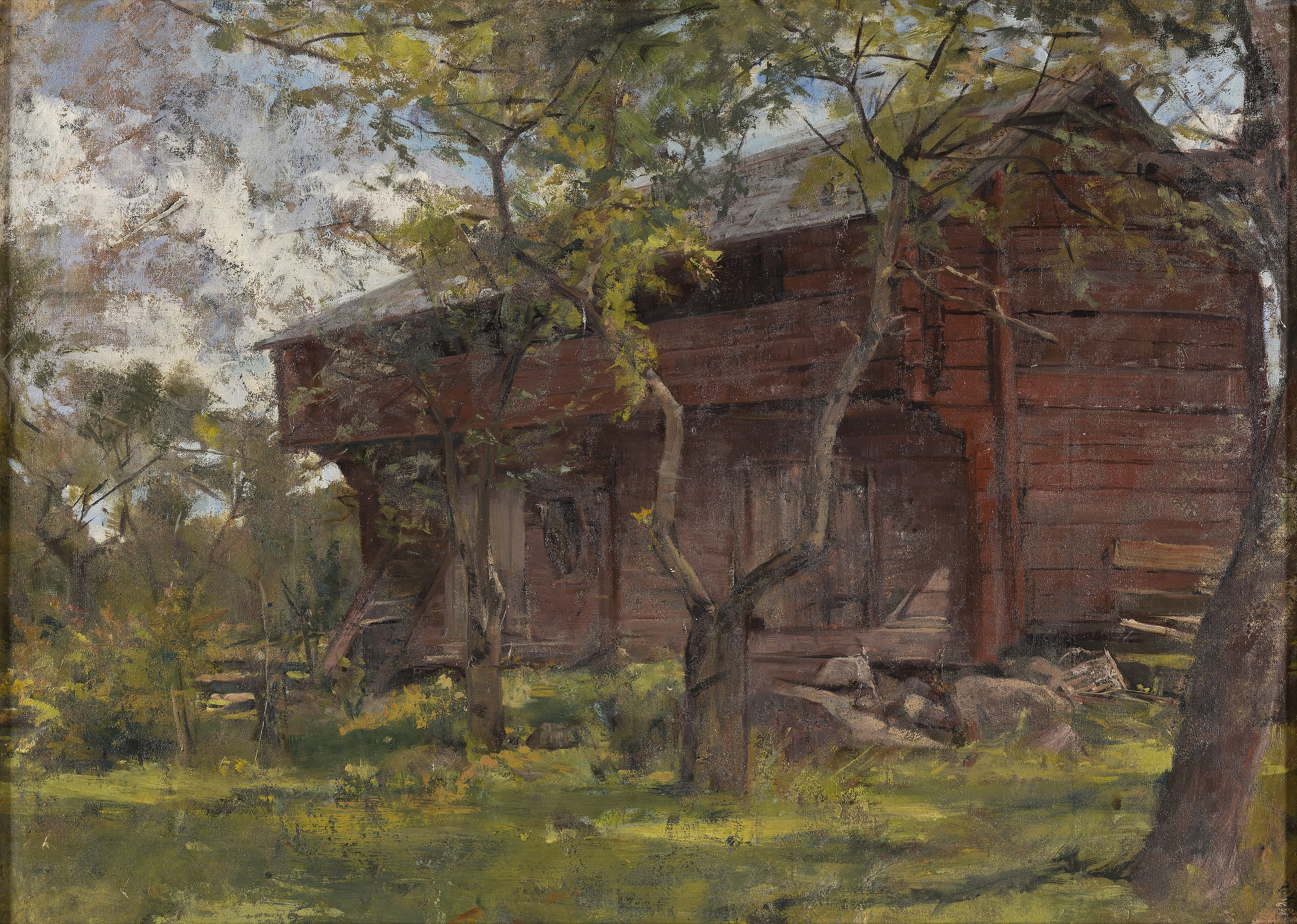 ANNA NORDGREN, attributed to. oil on canvas. - Bukowskis