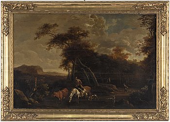 NICOLAES BERCHEM, circle of, oil on panel. - Bukowskis