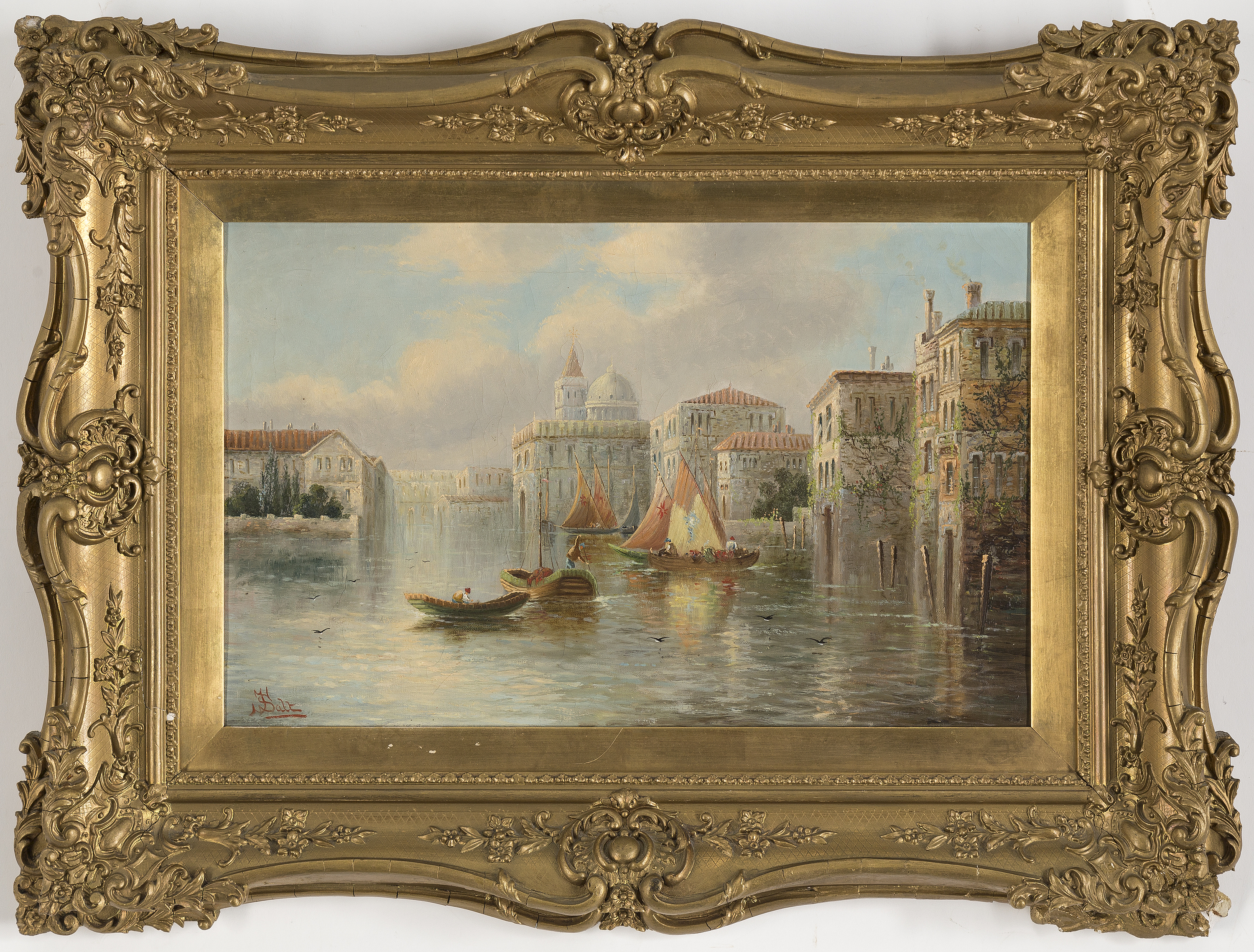 JAMES SALT, oil on canvas, signed J Salt. - Bukowskis