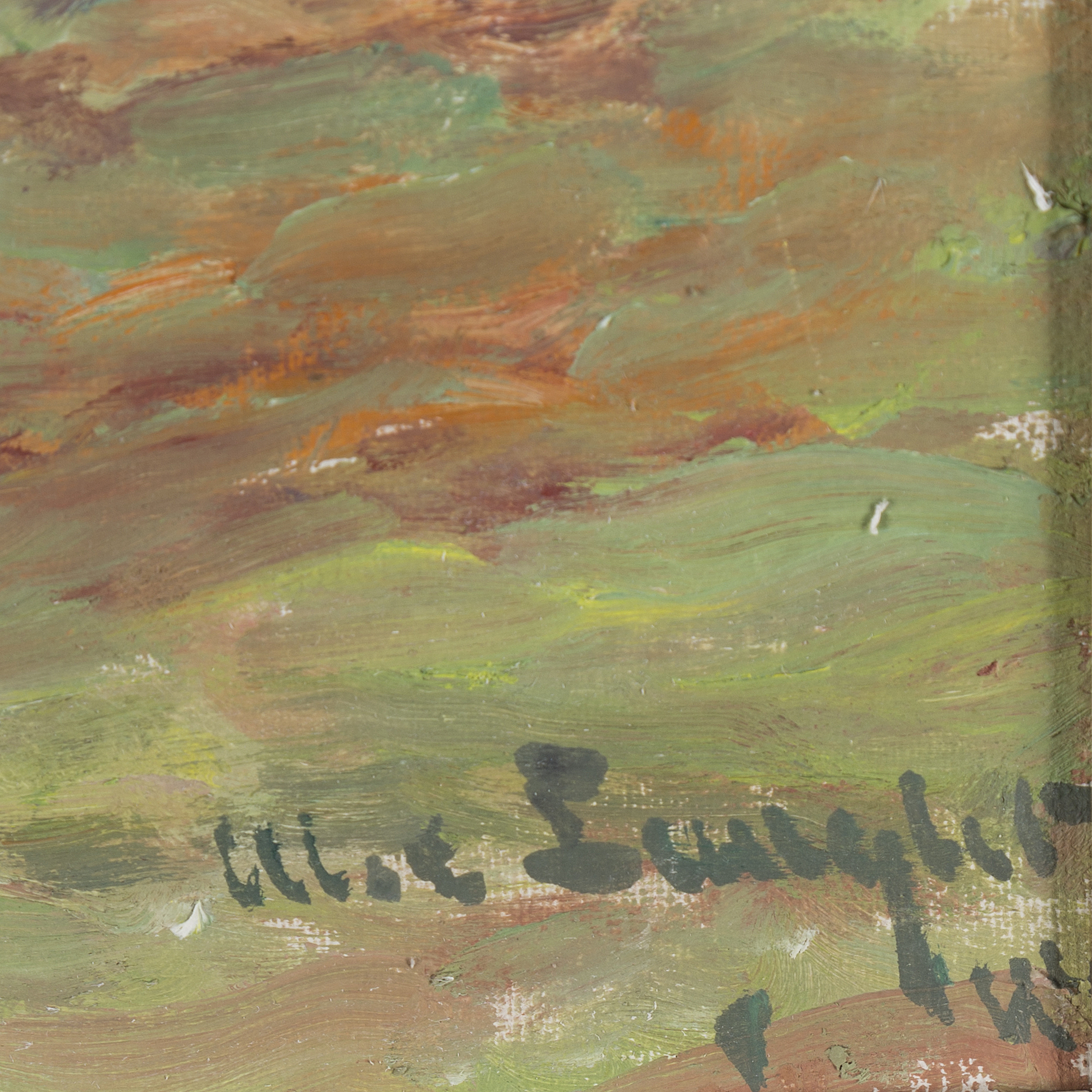 ALEXANDER LANGLET, oil on canvas, signed 44. - Bukowskis