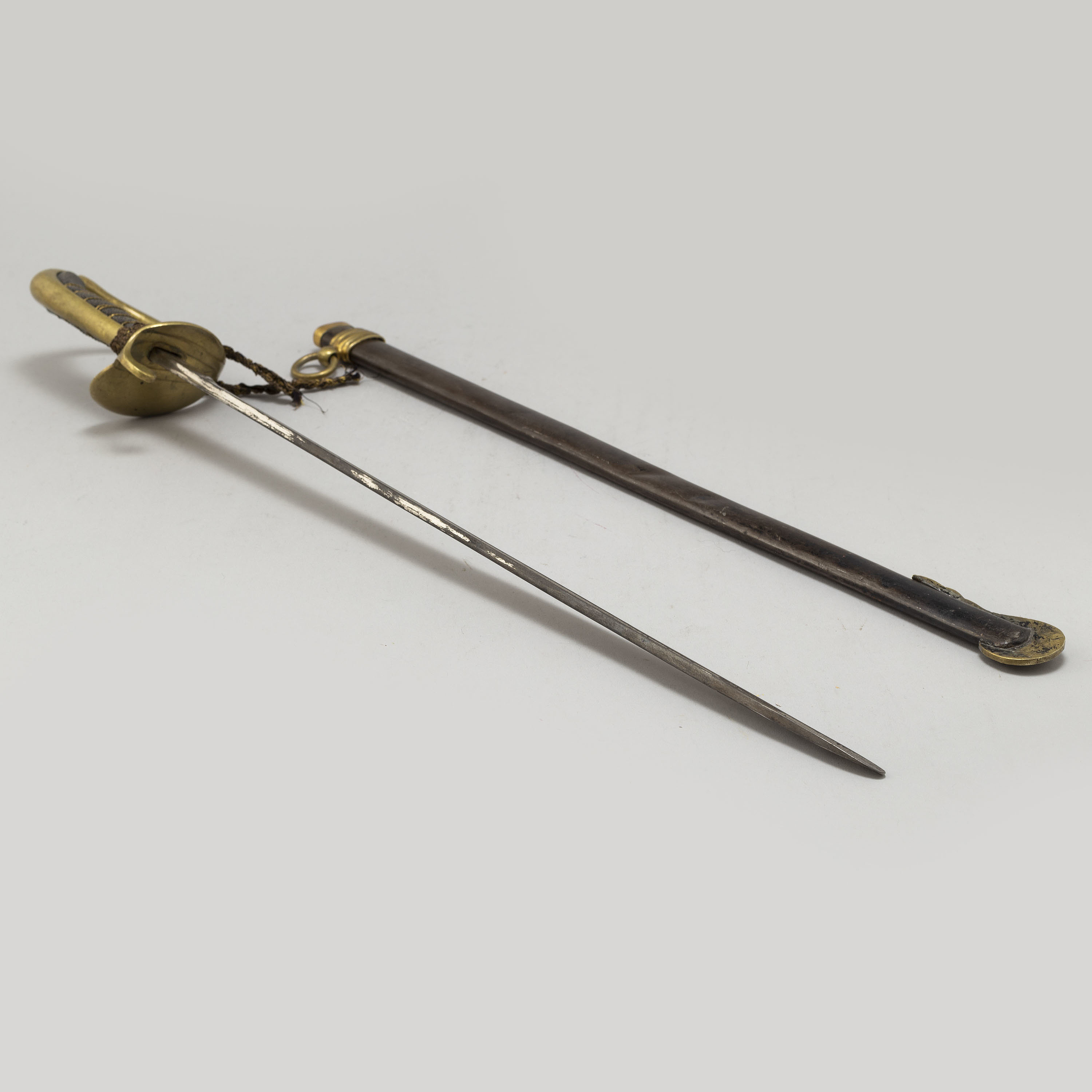 A shortened Swedish second half of the 19th century sabre with steel ...