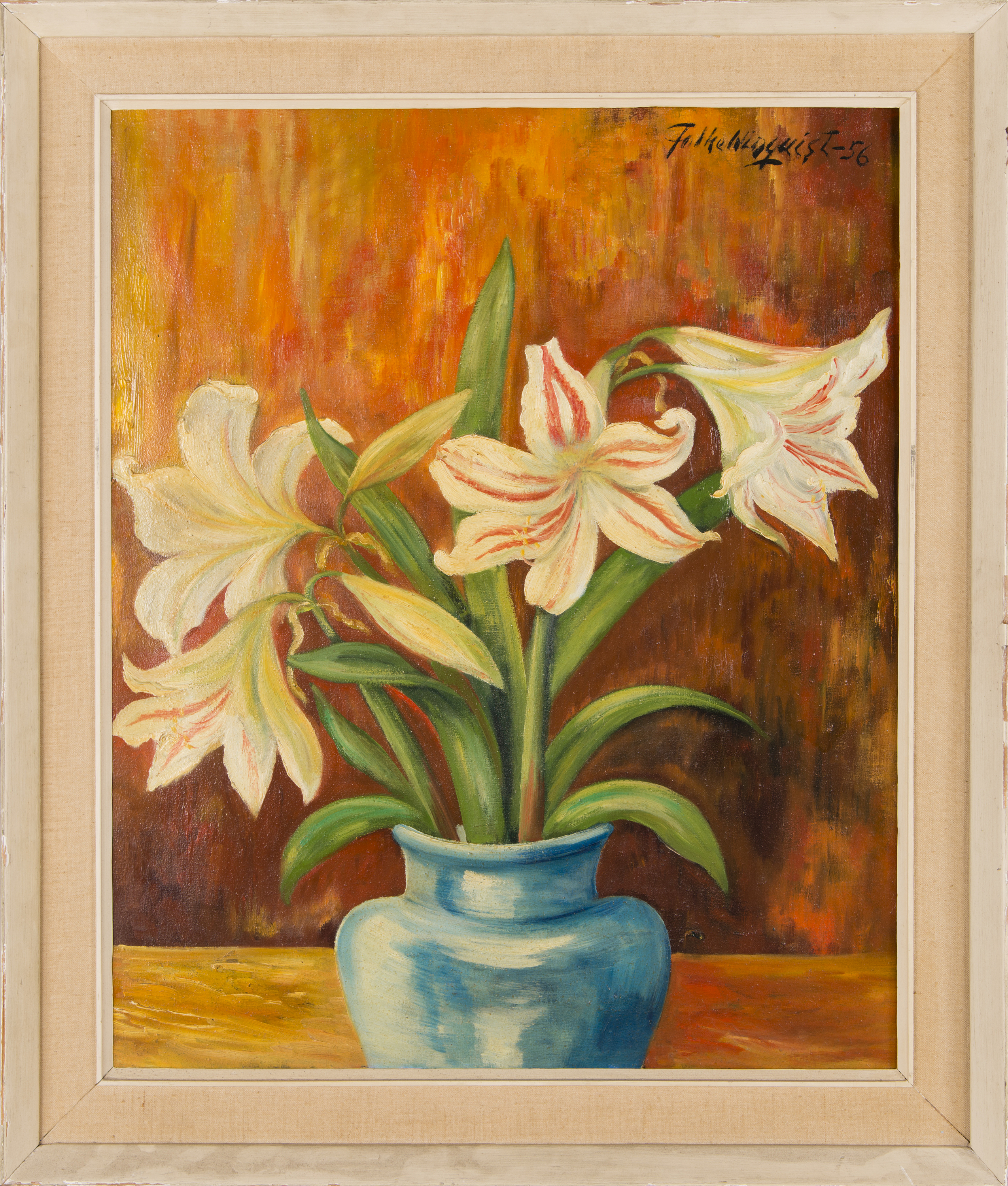 FOLKE WINQUIST, olja på duk, signerad och daterad -56. - Bukowskis