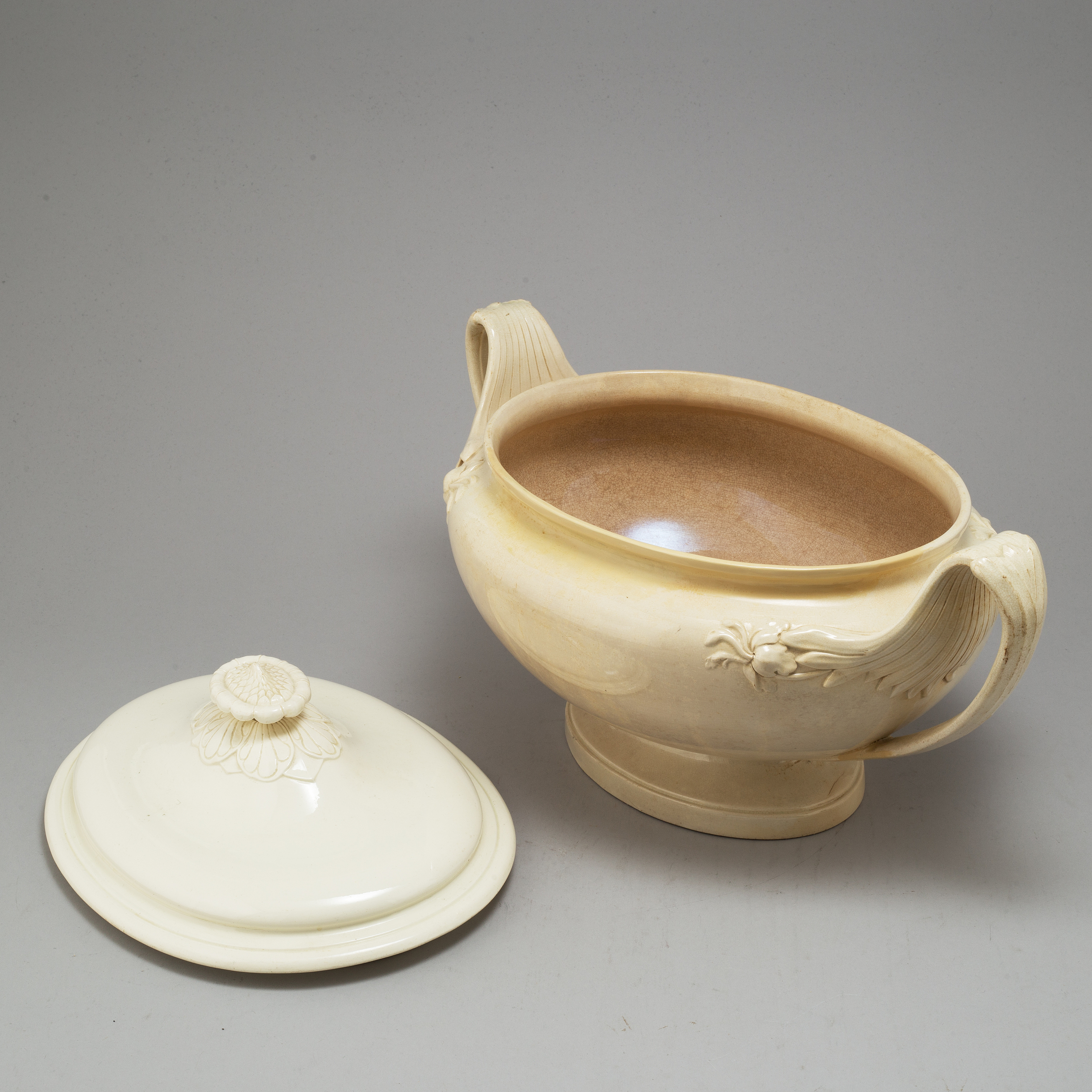 A large creamware tureen with cover, England, Wedgwood, 19th Century ...