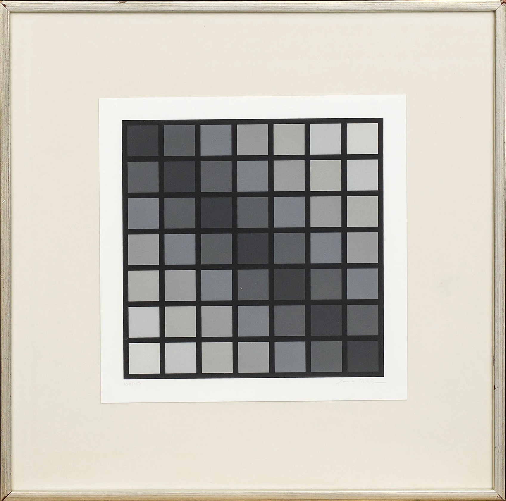 JACOB DAHLGREN, colour lithographe, signed and numbered 108/150 ...