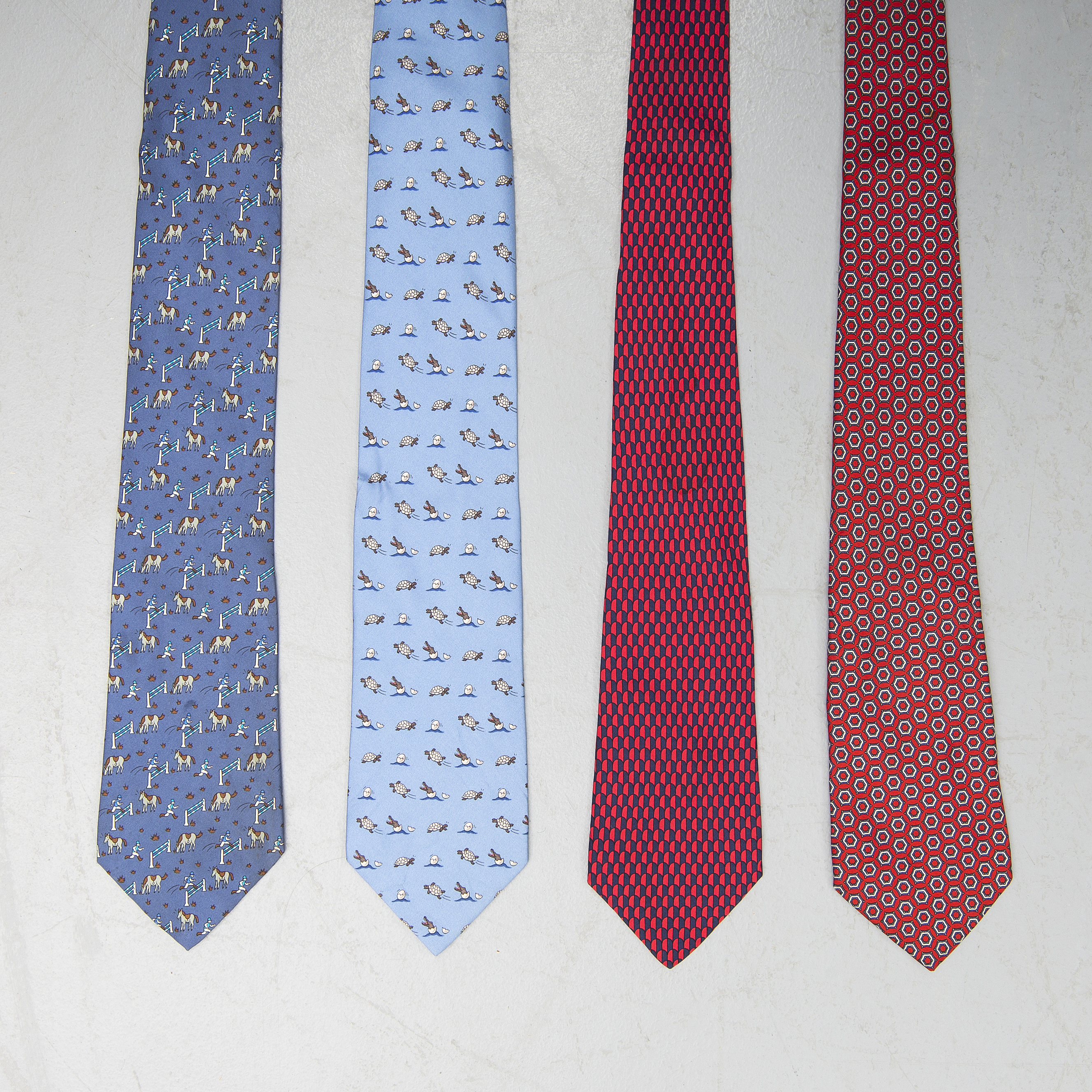 HERMÈS, fyra slipsar. - Bukowskis