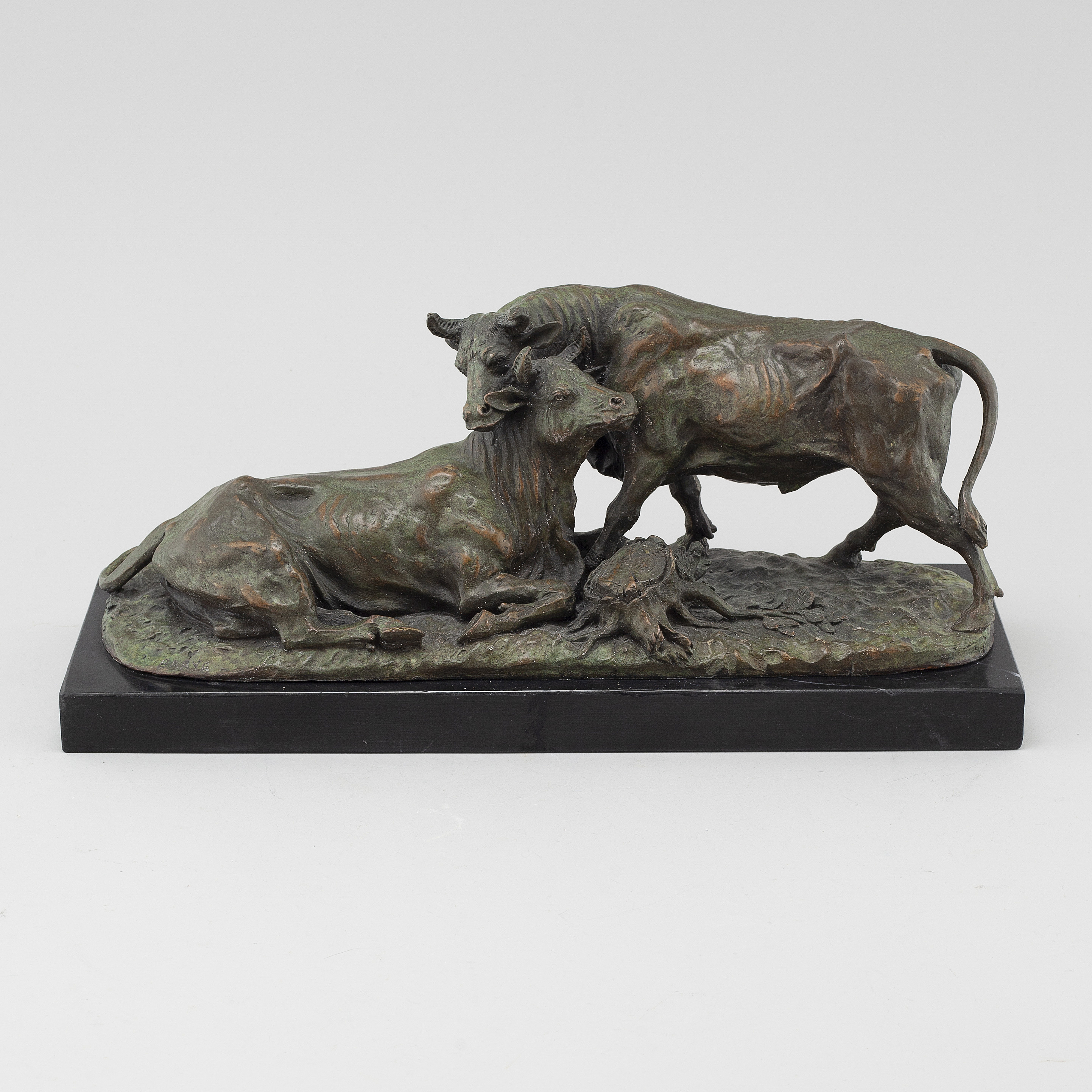 BARYE, a bronze sculpture, signed. - Bukowskis