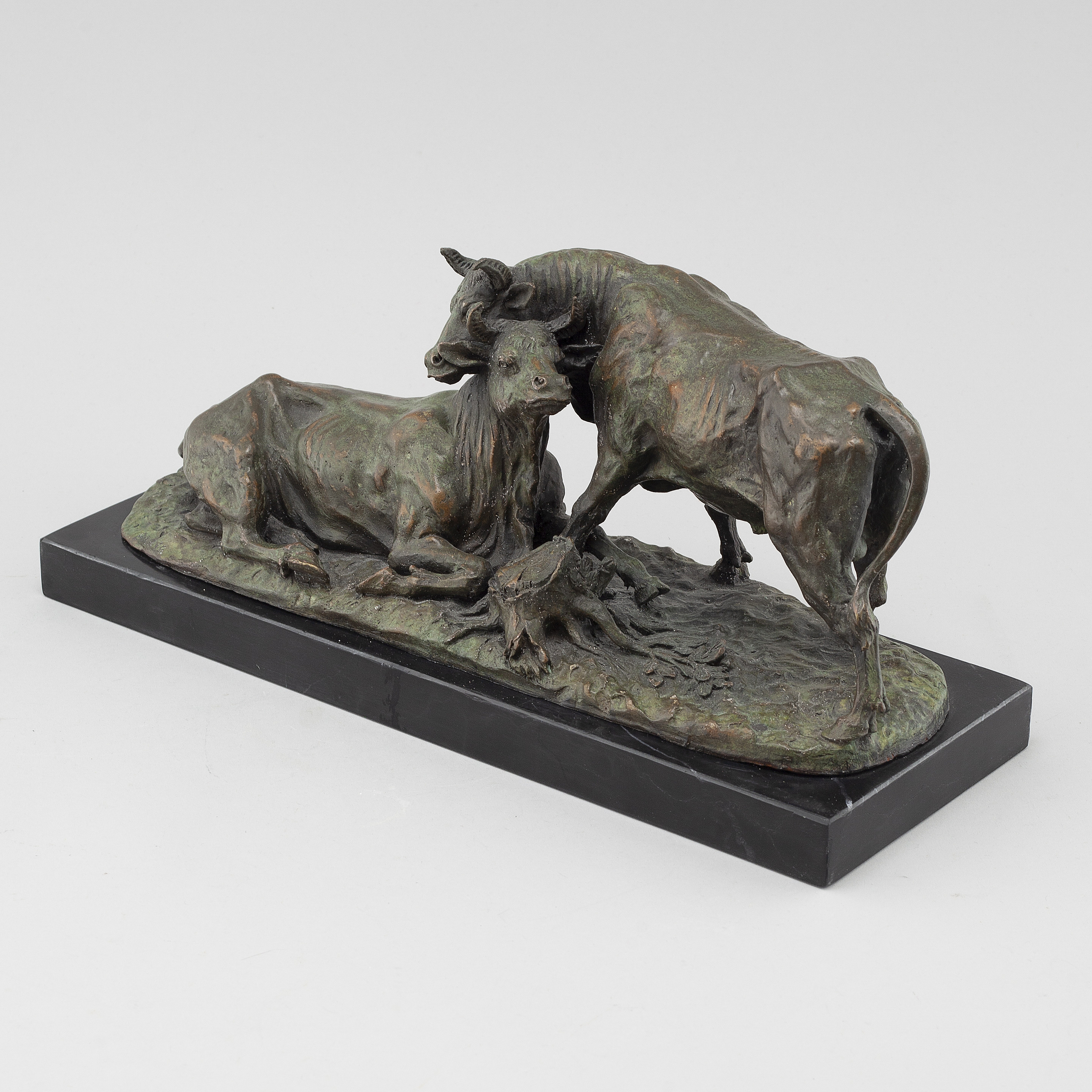 BARYE, a bronze sculpture, signed. - Bukowskis