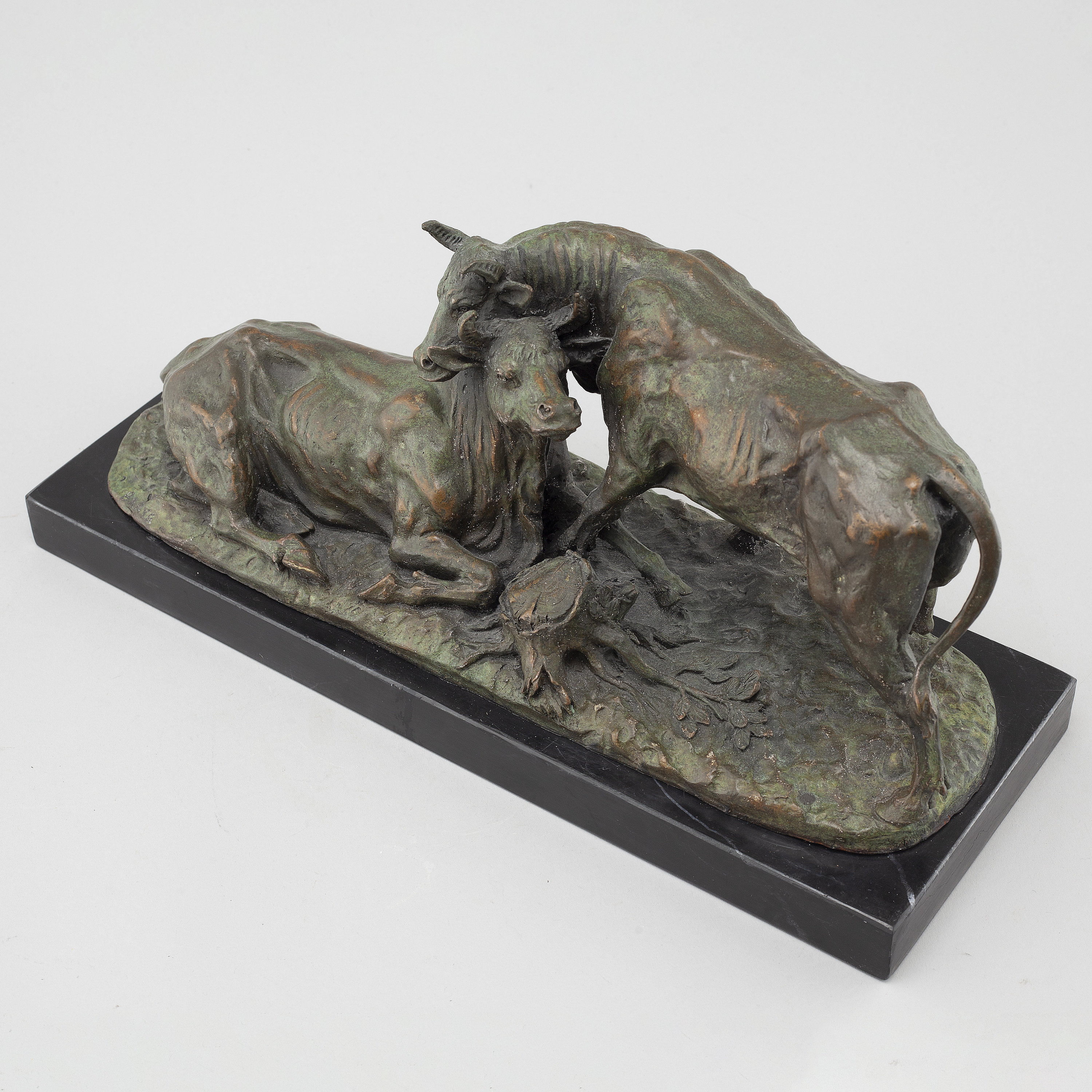 BARYE, a bronze sculpture, signed. - Bukowskis