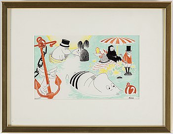 LARS JANSSON, mixed media, signed. - Bukowskis