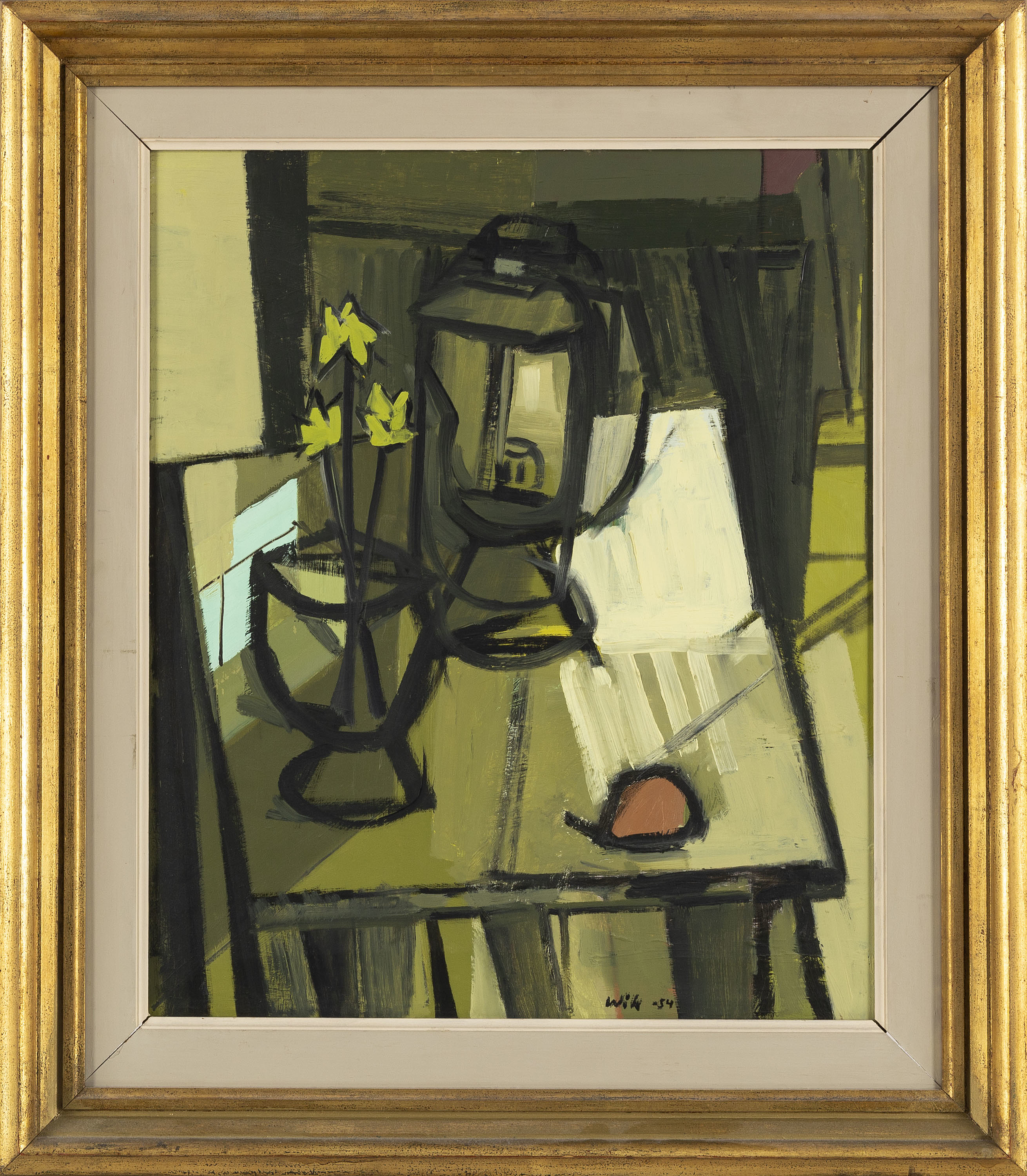 WILHELM WIK, oil on board, signed Wik and dated -54. - Bukowskis