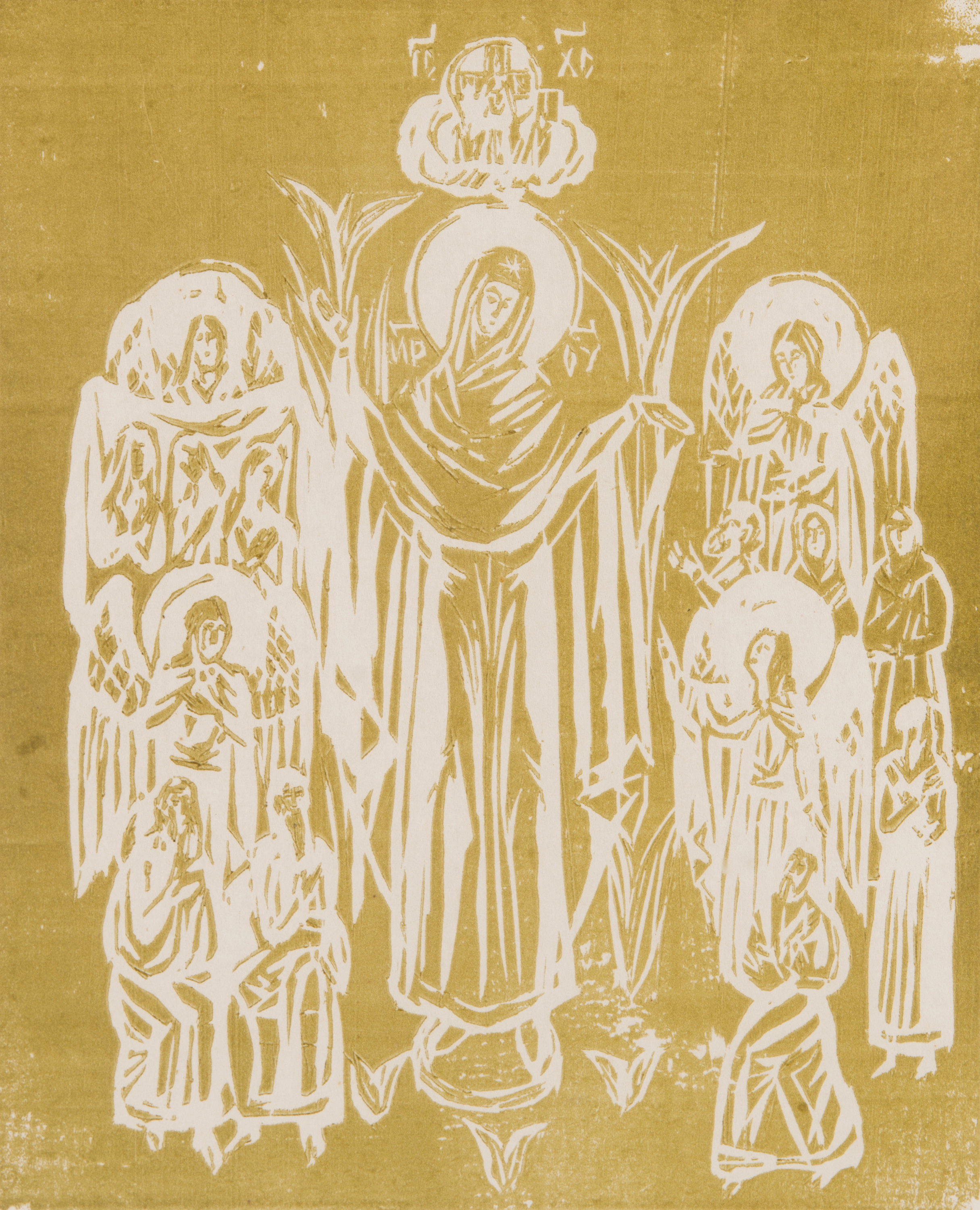 INA COLLIANDER, woodcut, signed and numbered 46/100. - Bukowskis