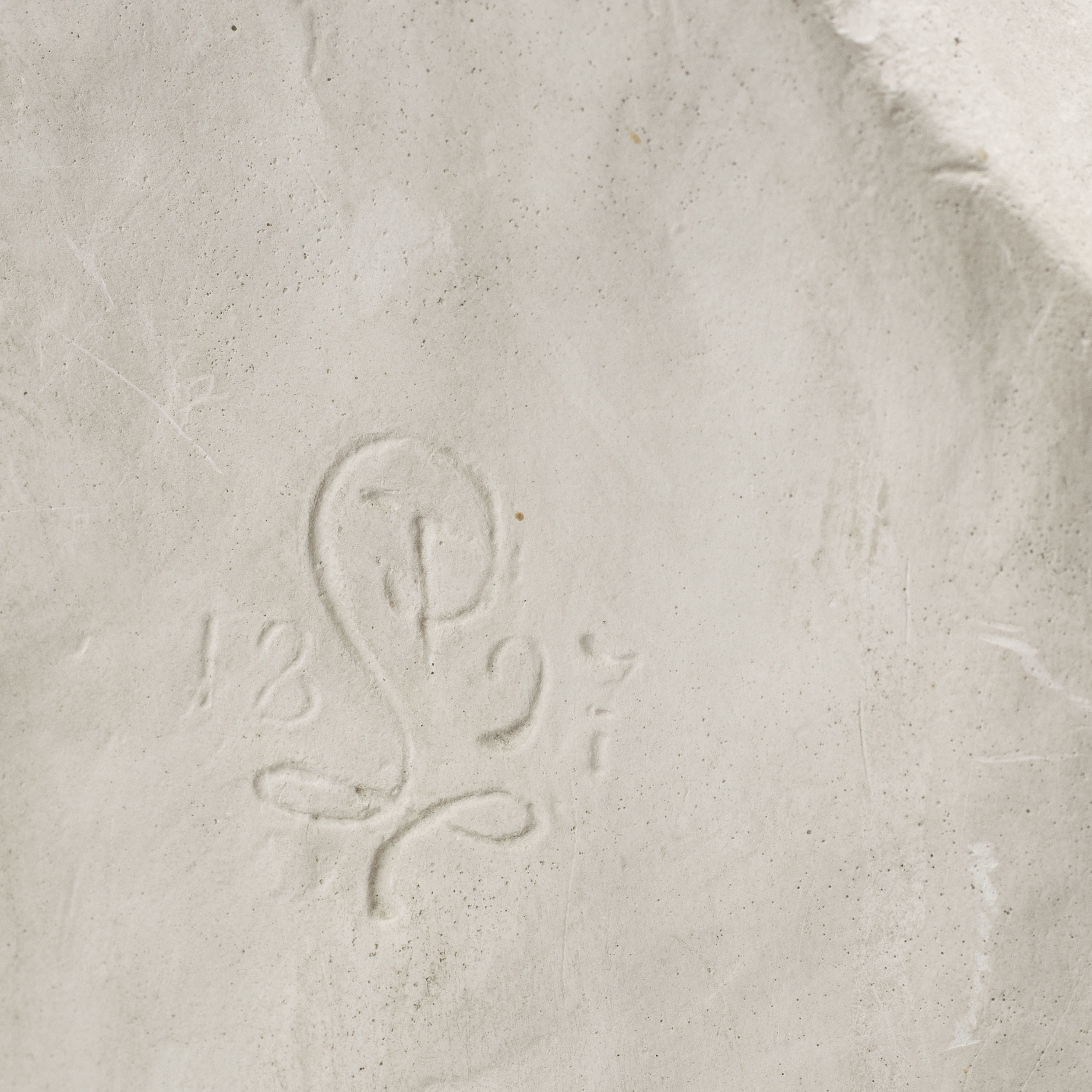 THEODOR LUNDBERG, sculpture, plaster. Signed and dated 1897. - Bukowskis