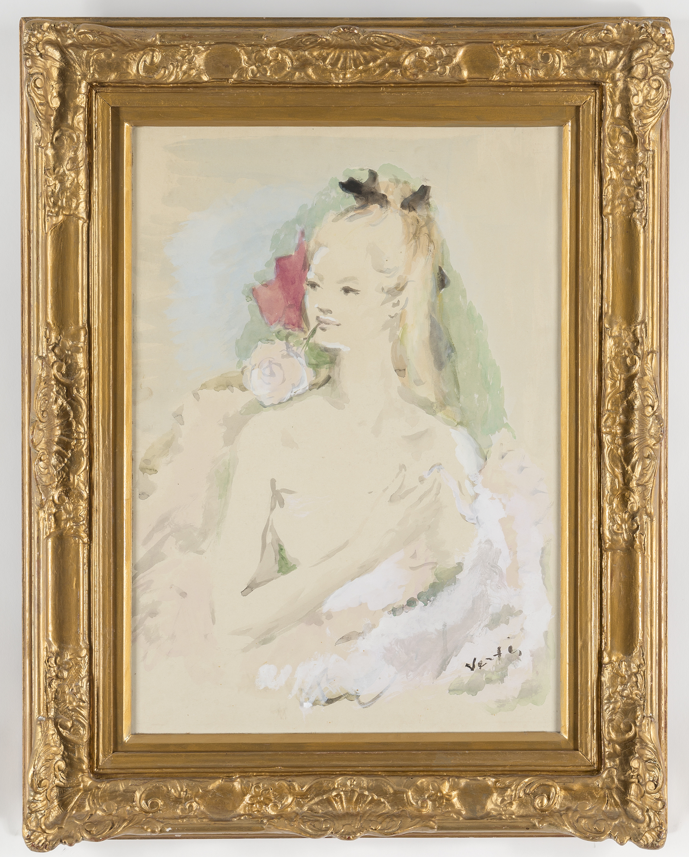 MARCEL VERTÈS, akvarell, signerad. - Bukowskis